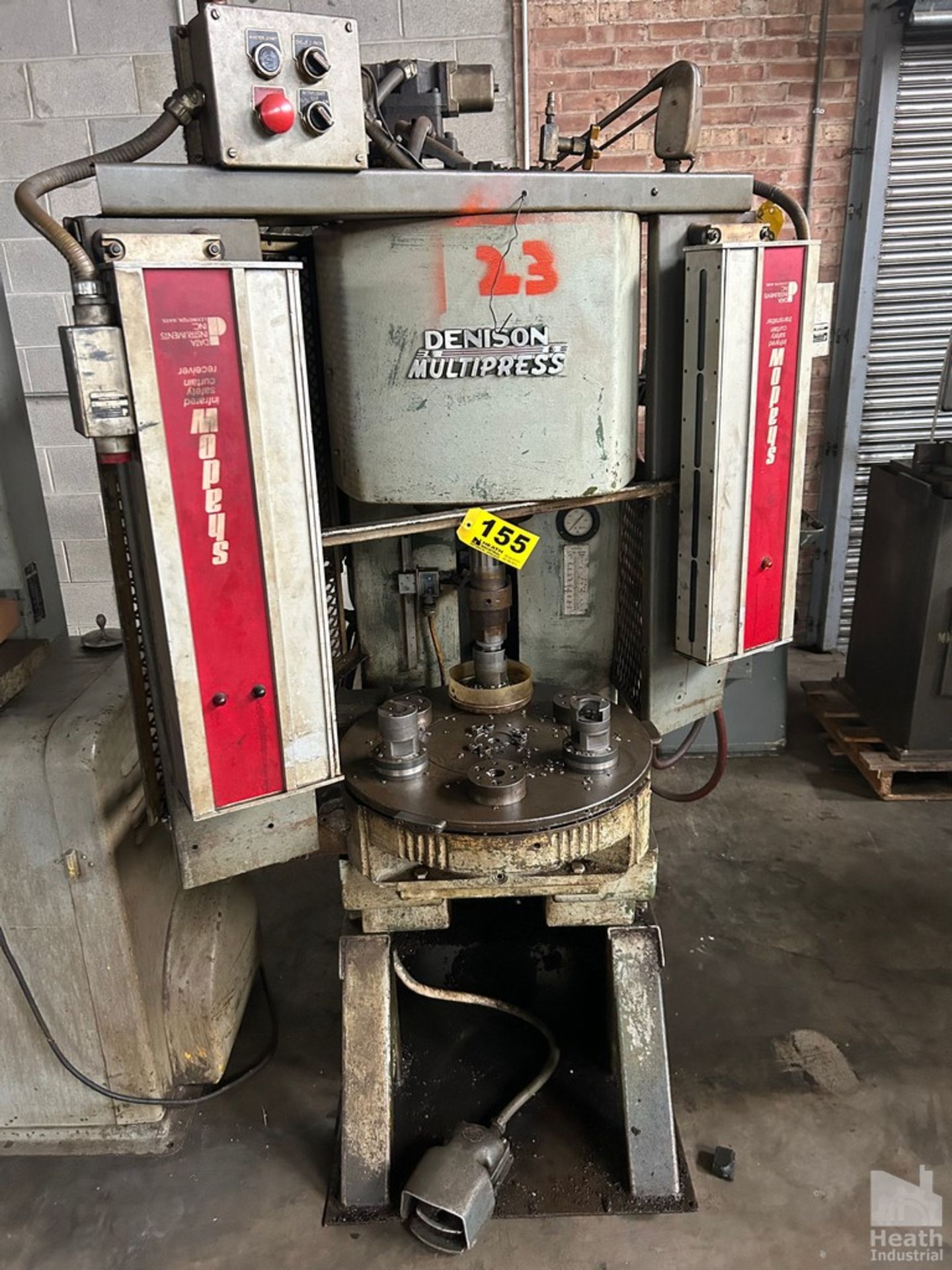 DENISON MODEL T100MC20955D268D276J A72IT106RS209 10 TON HYDRAULIC PRESS ...