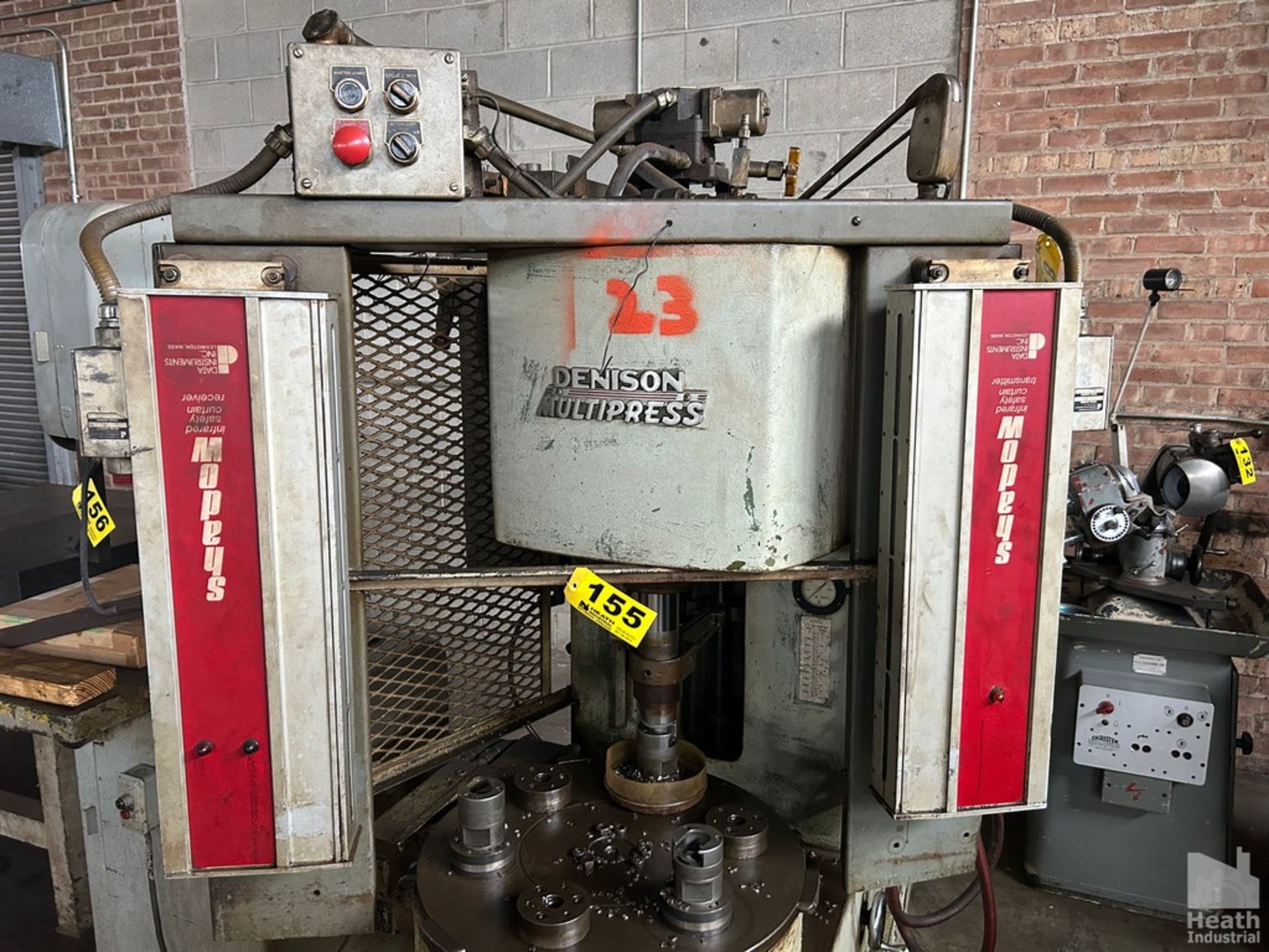 DENISON MODEL T100MC20955D268D276J A72IT106RS209 10 TON HYDRAULIC PRESS ...