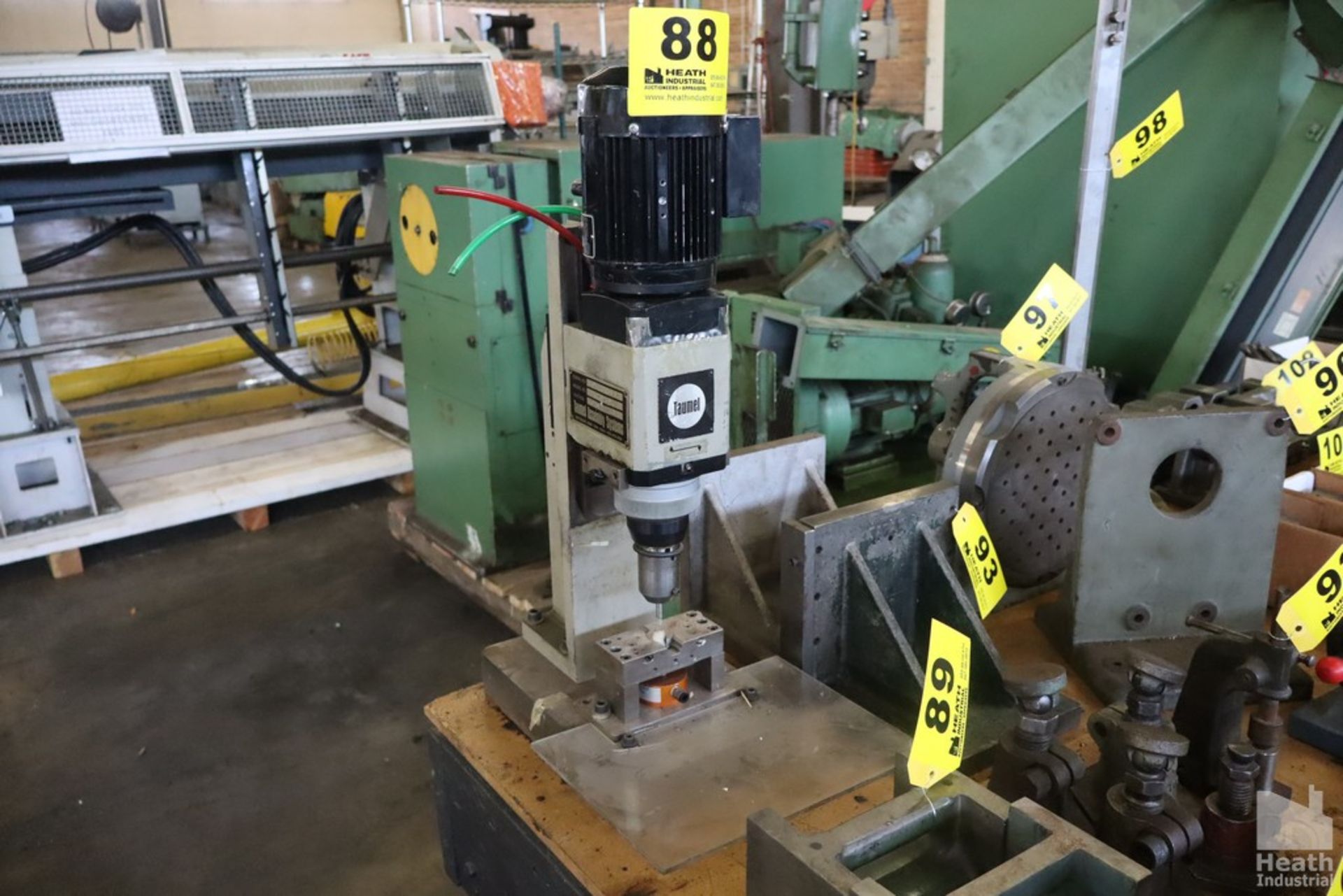 TAUMEL MODEL T-125M BENCH TOP HIGH SPEED PNEUMATIC DRILL