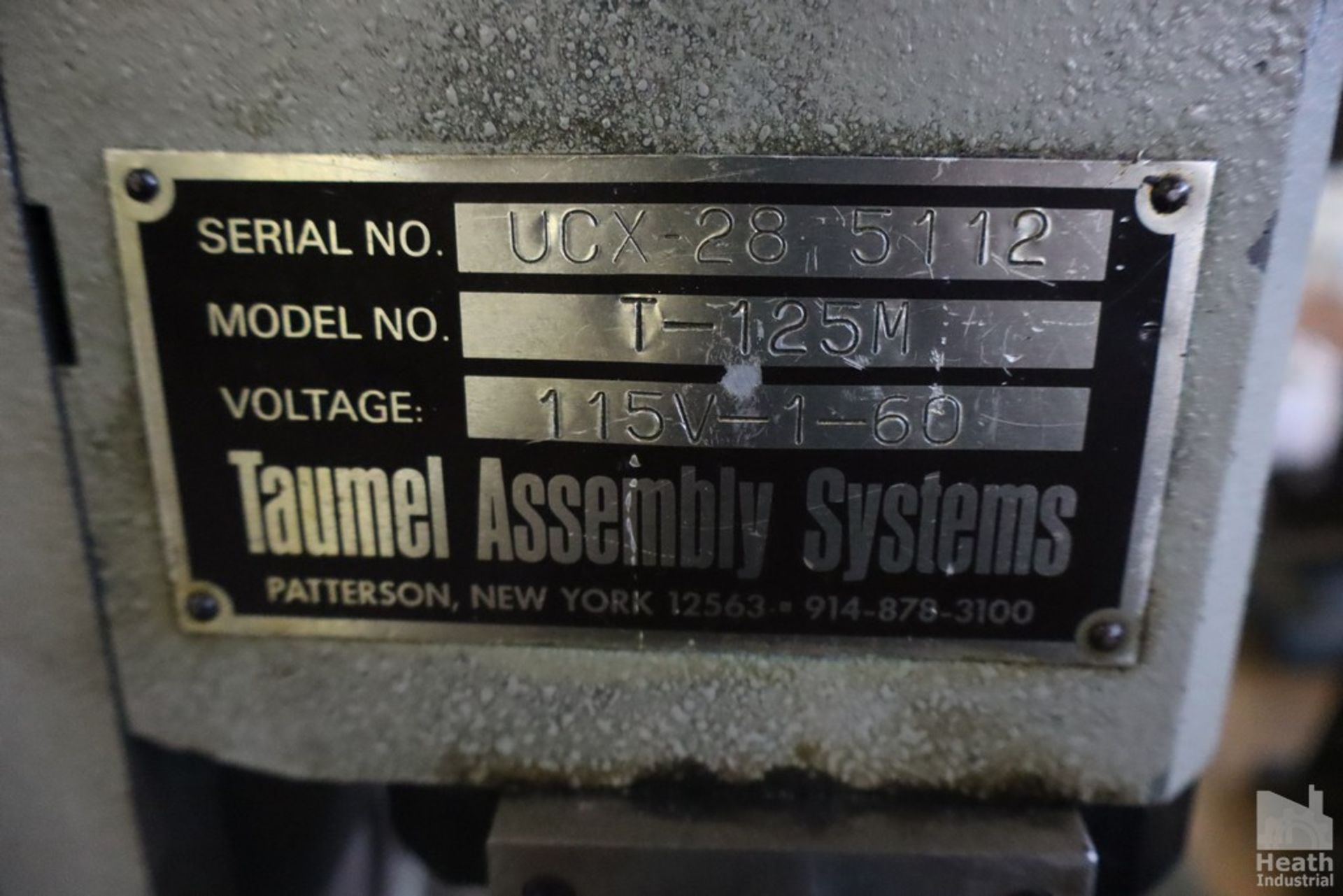 TAUMEL MODEL T-125M BENCH TOP HIGH SPEED PNEUMATIC DRILL