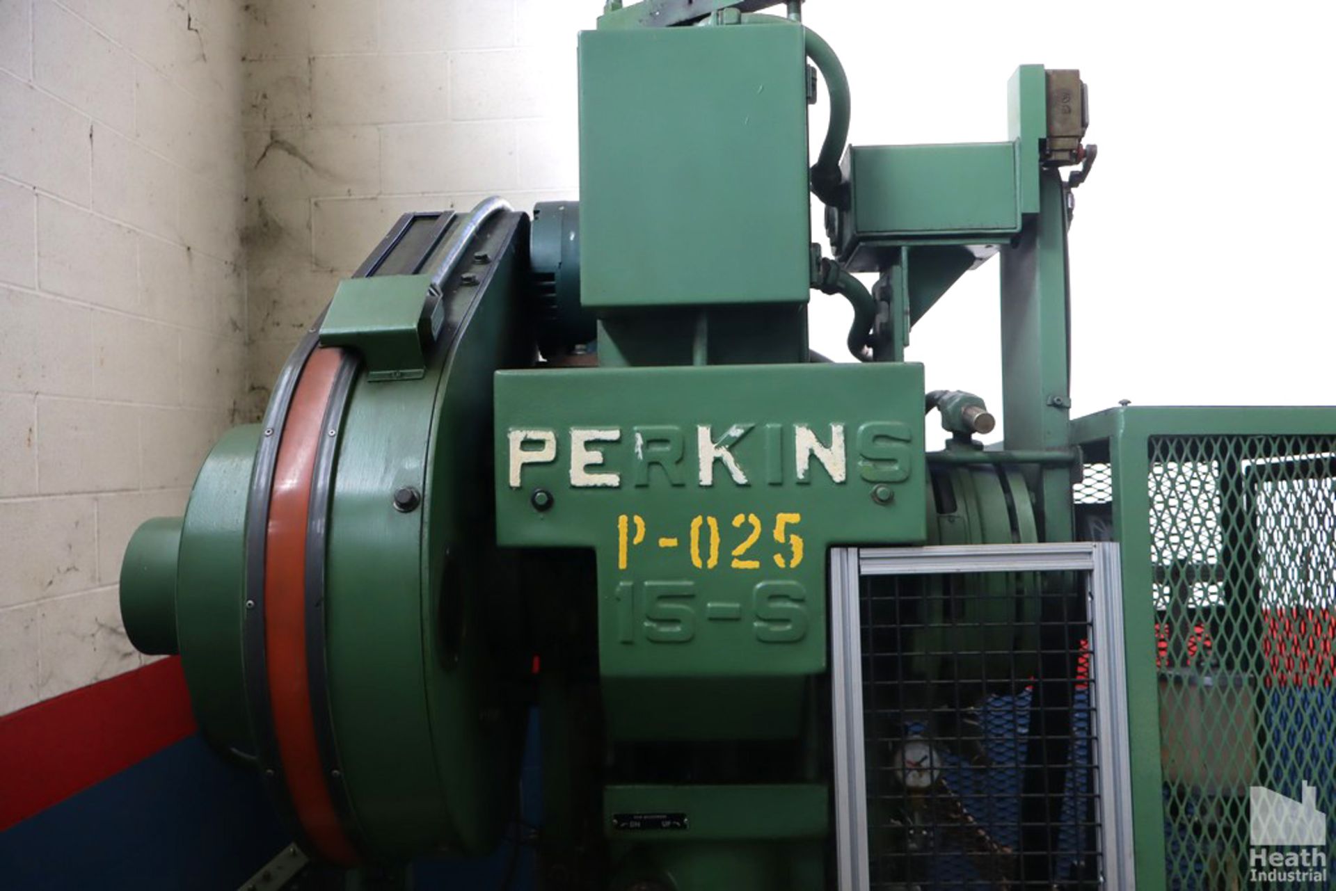 PERKINS 15-S 15 TON GAP FRAME PUNCH PRESS-1.25" STROKE-2.25" RAM ADJUST ...