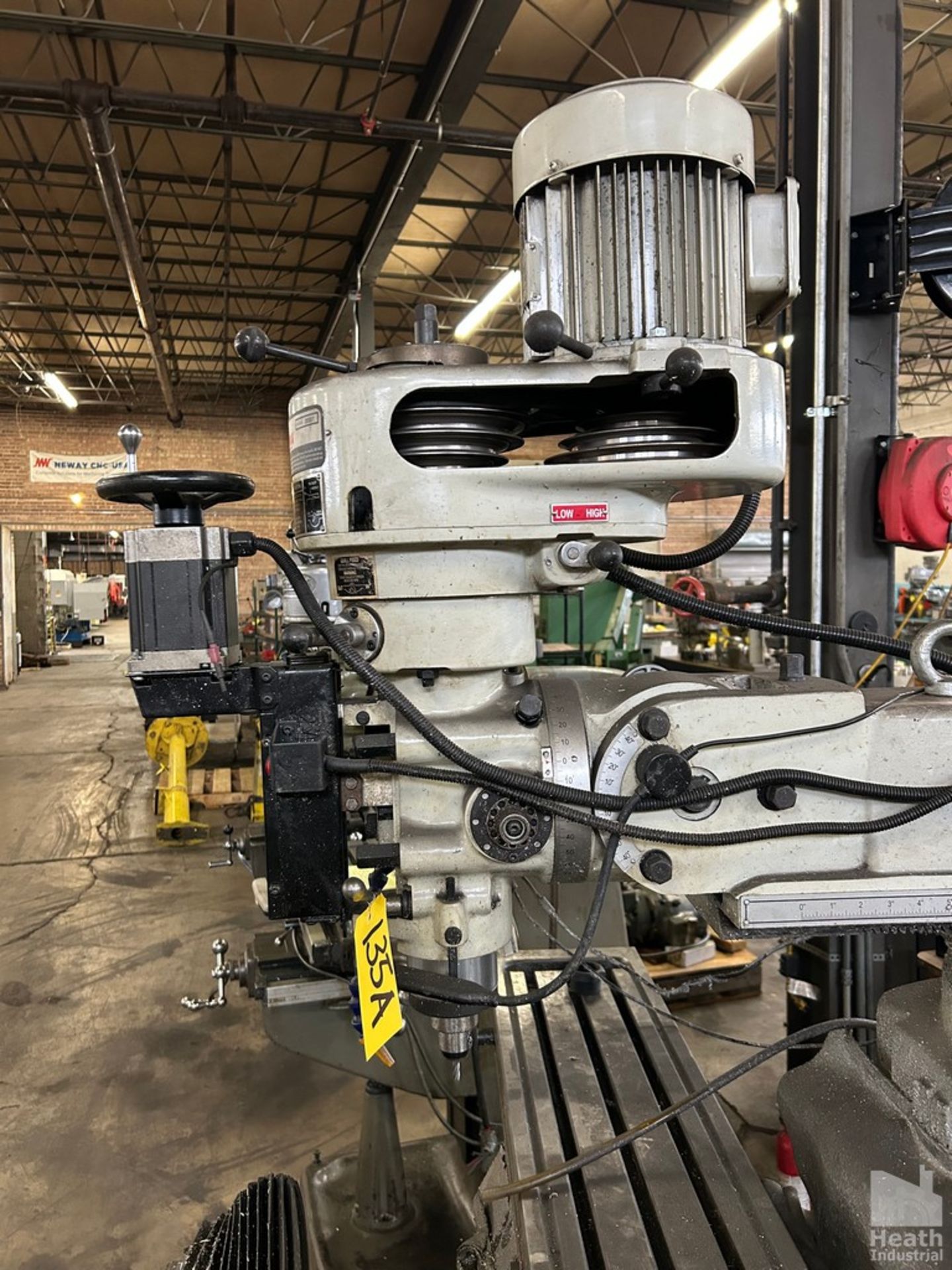 BRIMINGHAM MODEL BPS-1054 3 HP CNC VERTICAL RAM TYPE MILLING MACHINE S ...