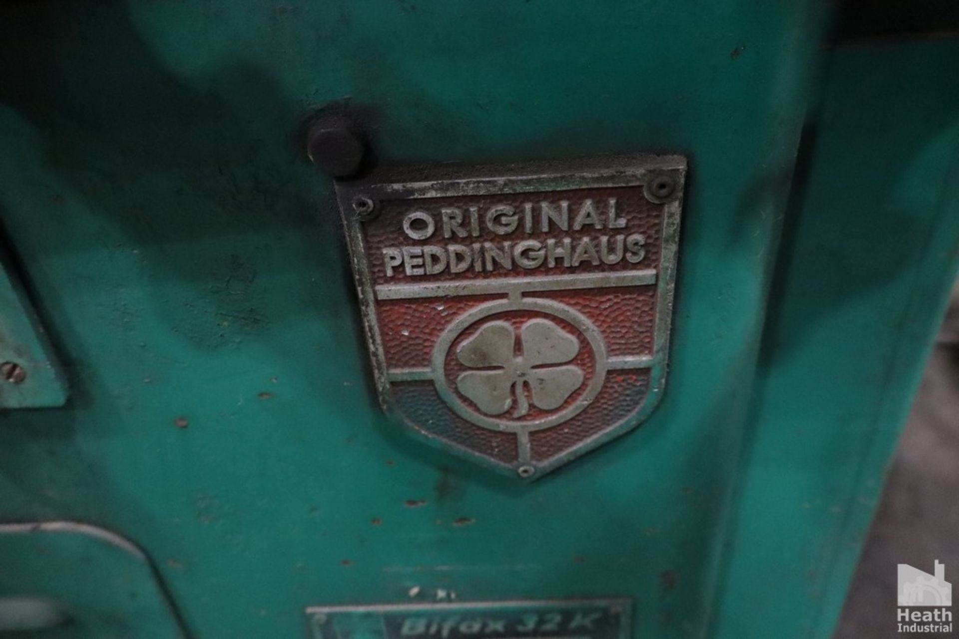 ORIGINAL PEDDINGHAUS MODEL BIFAX32K REBAR BENDER, S/N 433B051