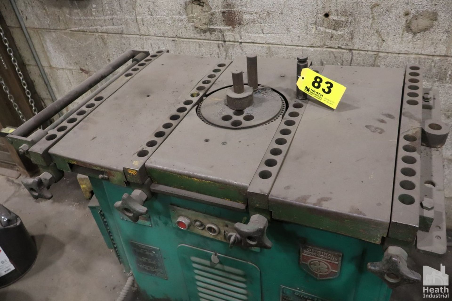 ORIGINAL PEDDINGHAUS MODEL BIFAX32K REBAR BENDER, S/N 433B051