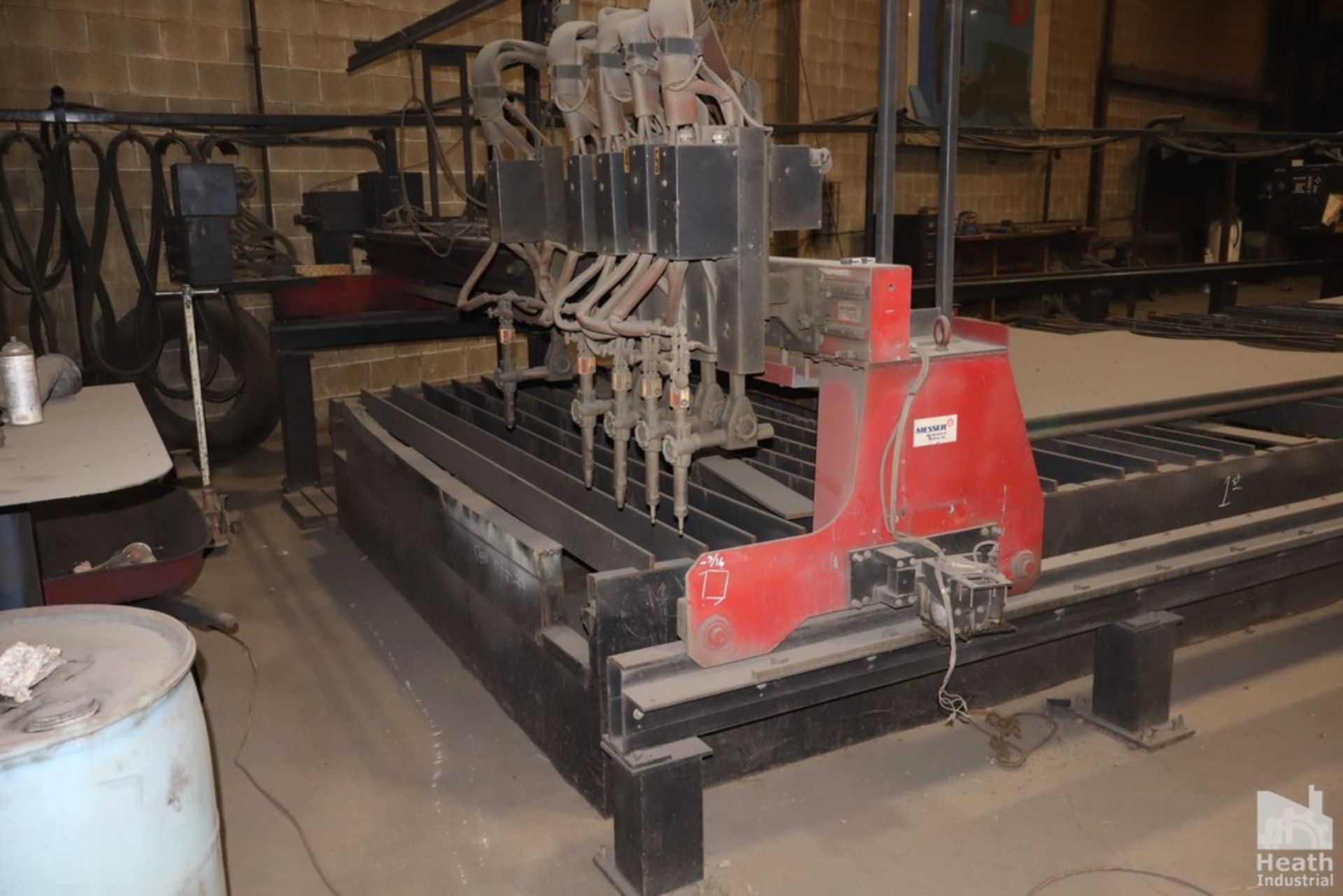 MESSER 10â€™X60â€™ CNC OXY CUTTING SYSTEM CONSISTING OF 2 â€“ 5 HEAD ...
