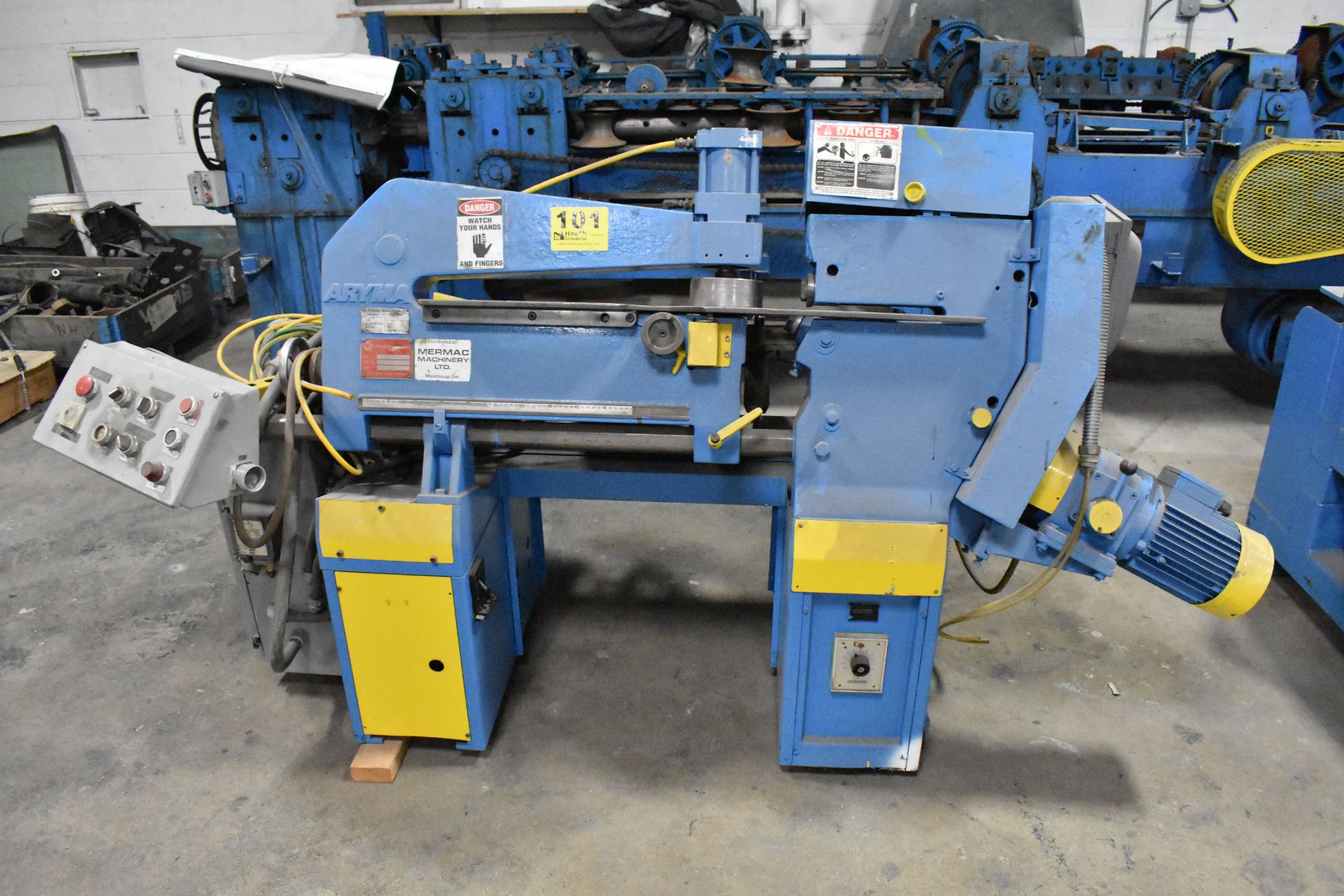 ARMYGA MODEL KS3800 11 GAUGE X 31.5" CIRCLE SHEAR S/N 12447.27