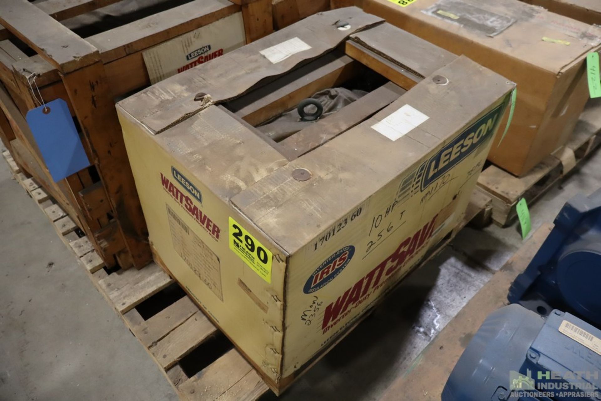 LEESON MODEL N256T11FB4B 10 HP ELECTRIC MOTOR