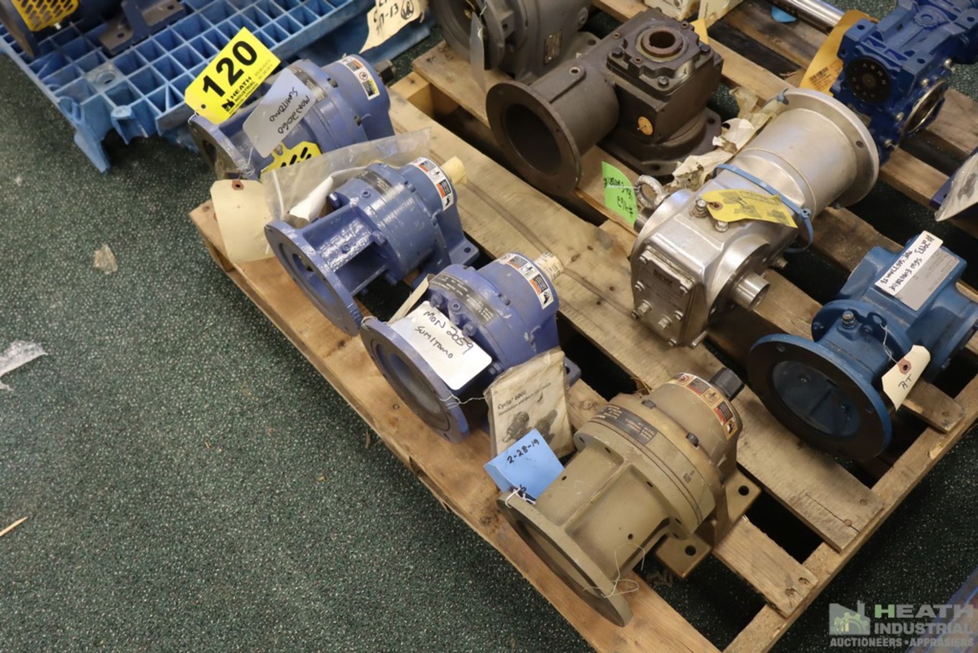 (4) ASSORTED SUMITOMO GEAR REDUCERS