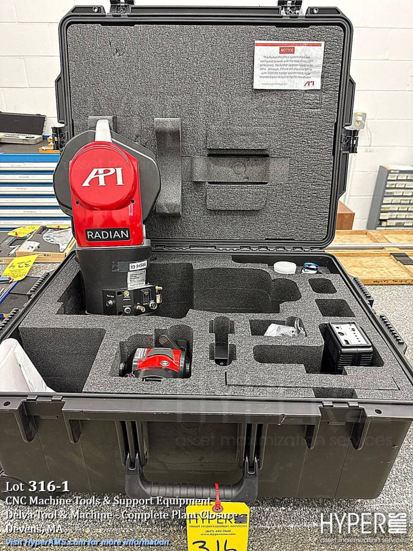 API Radian Plus Laser Tracking System, USB and Ethernet connectivity ...