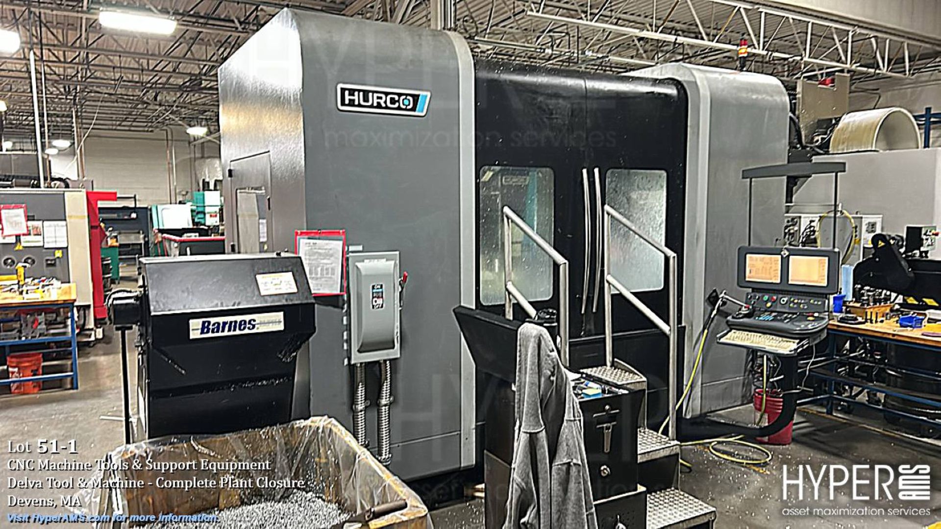 Hurco VMX64 CNC Vertical Machining Center, 3-Axis, 30 HP, Control ...