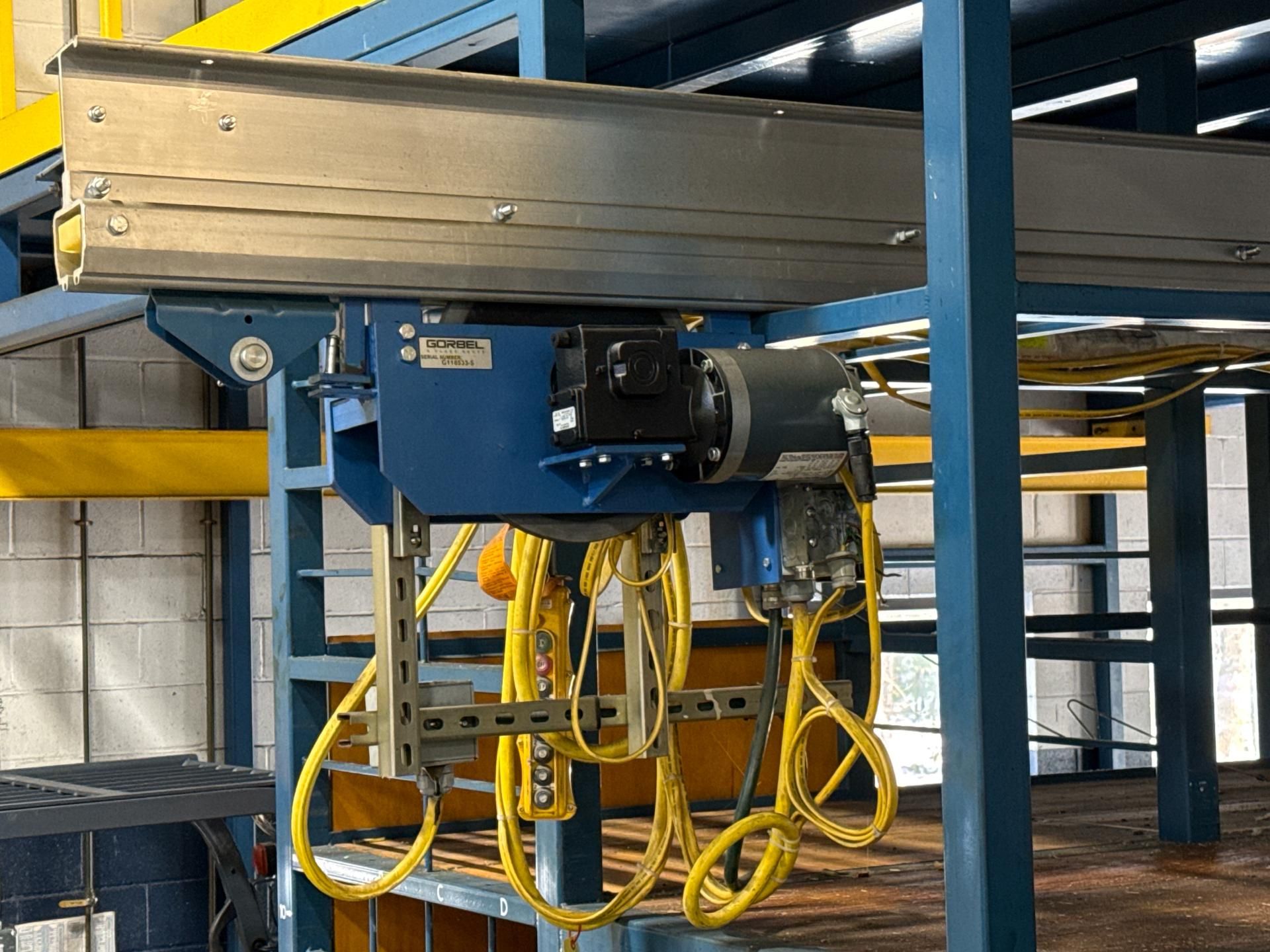 Gorbel Overhead Crane System, 1000 lb Cap.w/hoist, 19' X 15", 40' rail ...