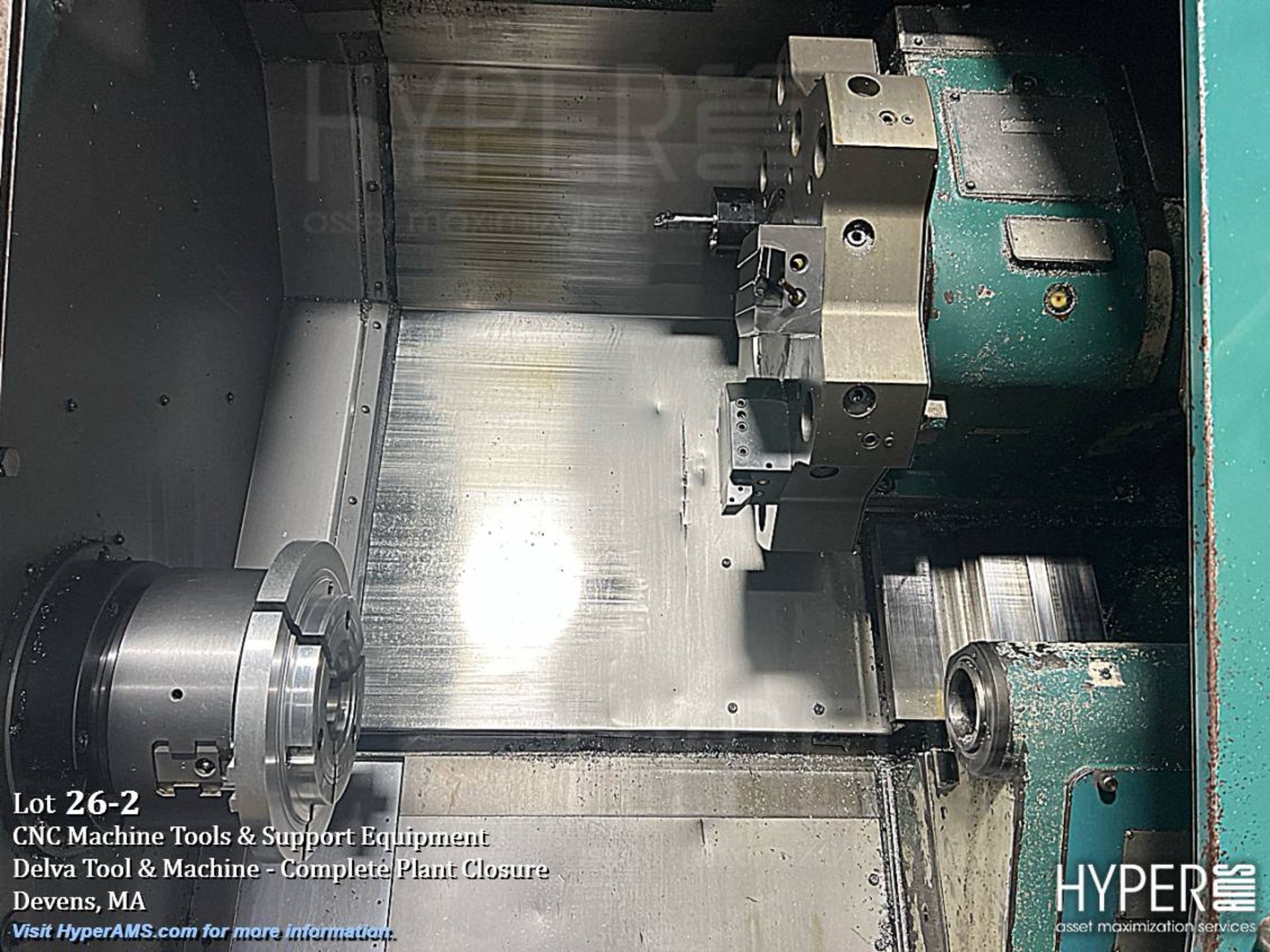 Nakamura-Tome S-3B CNC Lathe, featuring Fanuc 10T control, 12 station ...