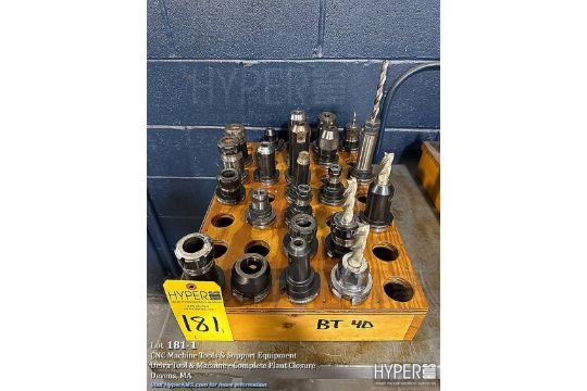 BT 40 Tool Holders, approx. 22