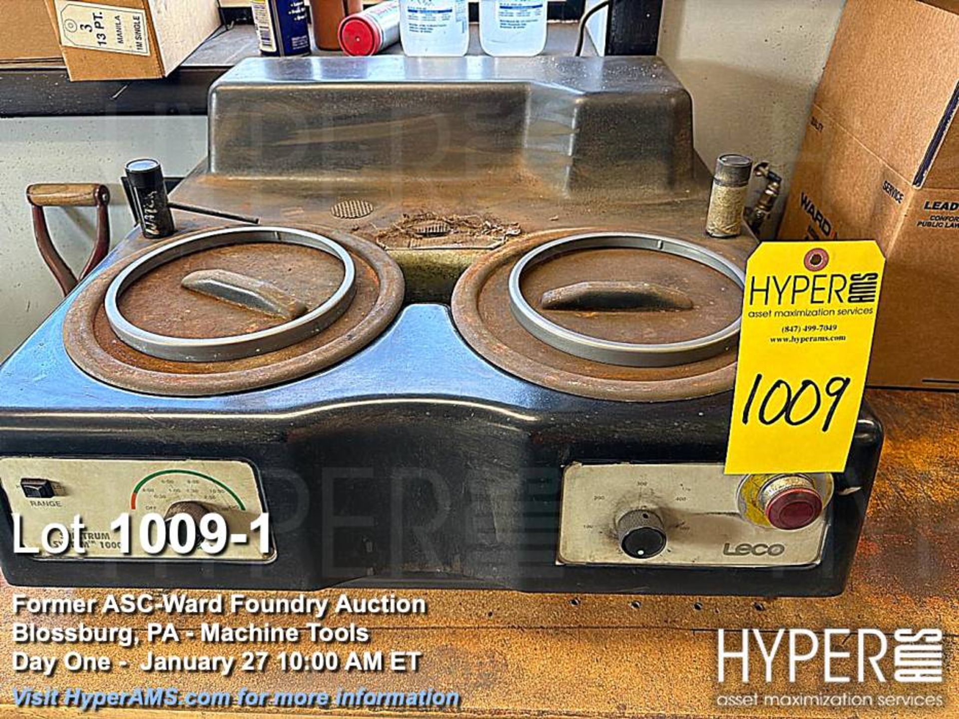 Leco Spectrum System 1000 Polishing/Grinding Machine, featuring 2 ...