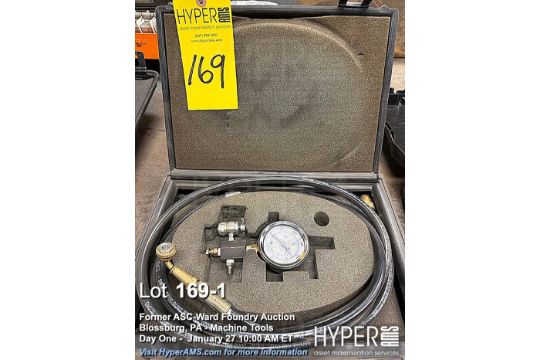 Parker Hydraulic Accumulator Pressure Test Kit, Analog Gauge, Pressure ...