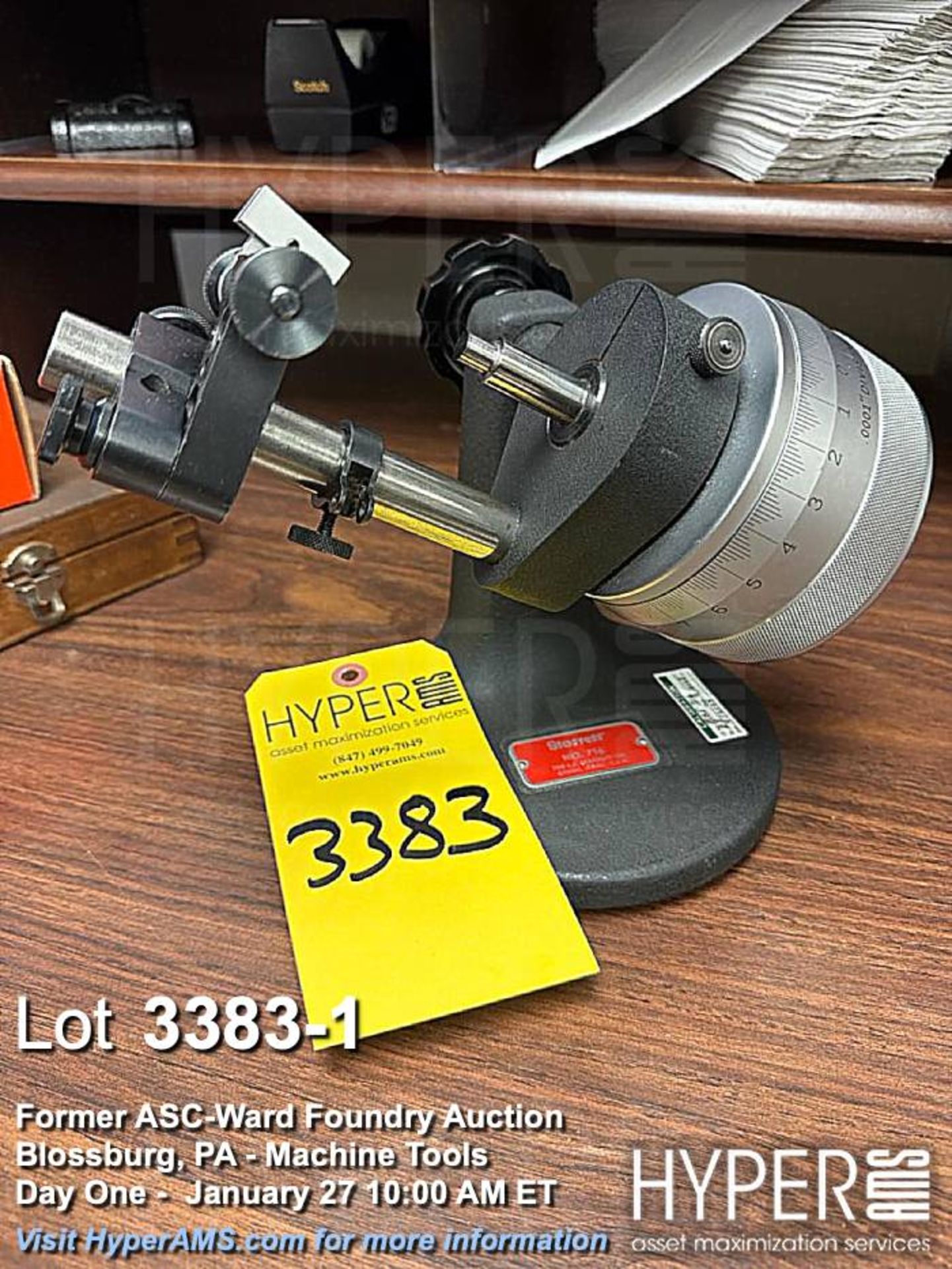 Starrett No. 716 Dial Indicator Tester, precision measurement tool ...