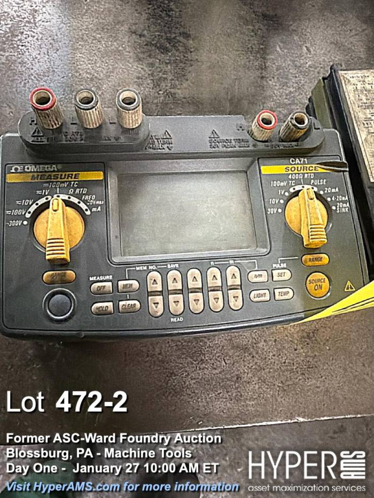 Omega DP460 Electronic Measurement and Testing Equipment, Multifunction ...