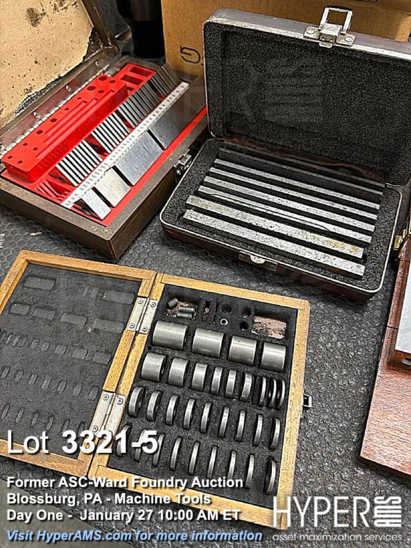 Lot of various sets including: Brown & Sharpe Steel Gage Block Set ...
