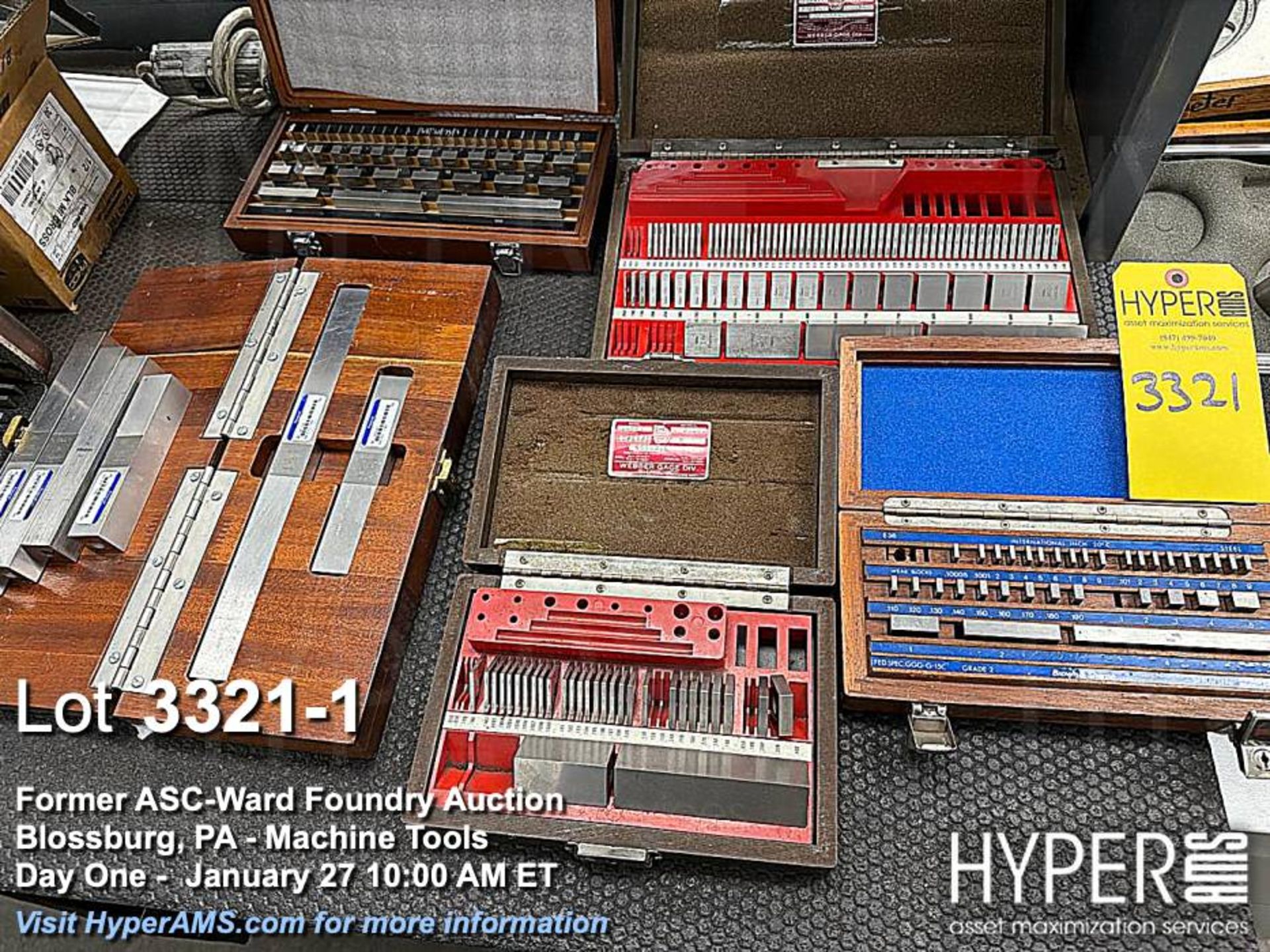 Lot of various sets including: Brown & Sharpe Steel Gage Block Set ...