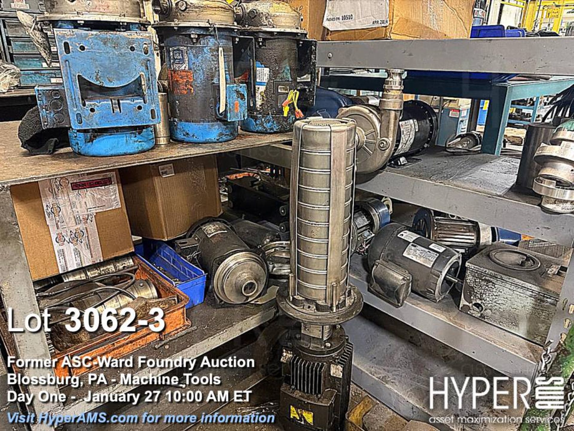 Large lot of pumps and motors as photographed, diaphragm pumps ...