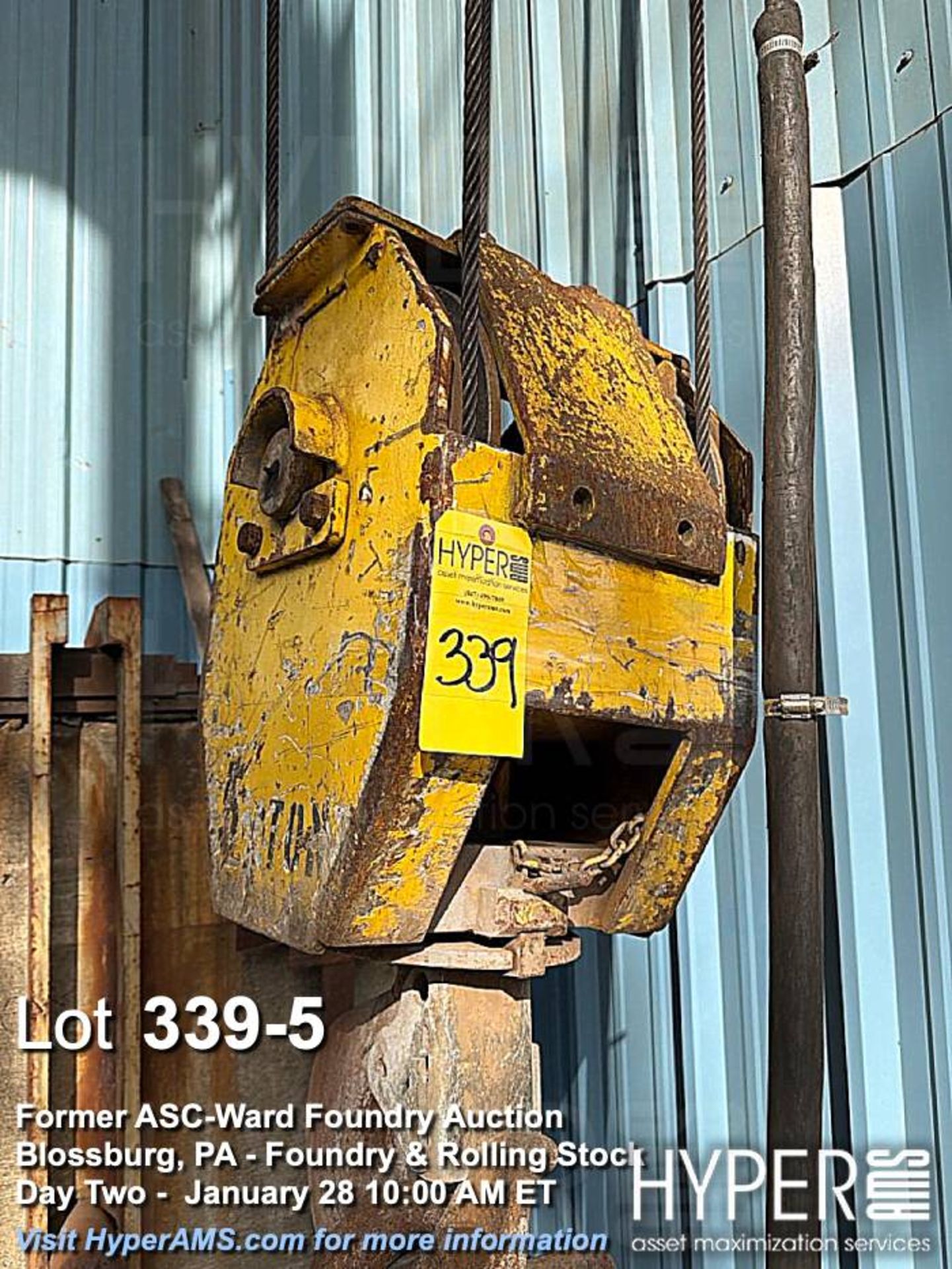 2006 Zenar 5 ton top running bridge crane s/n 8051, 50' span, cab ...