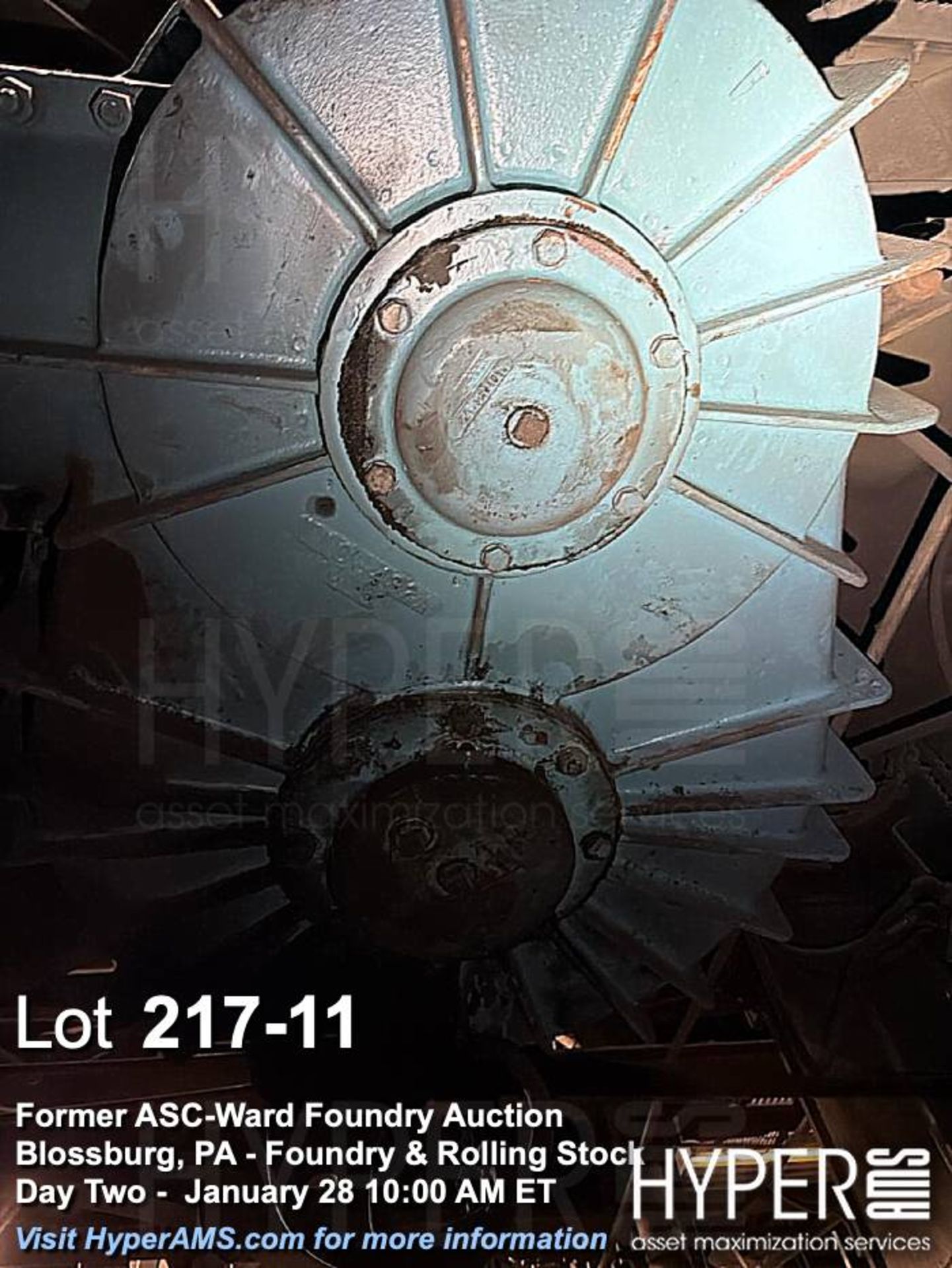 Beardsley and Piper model 100B twin sand muller with 2- 84700 gearboxes ...