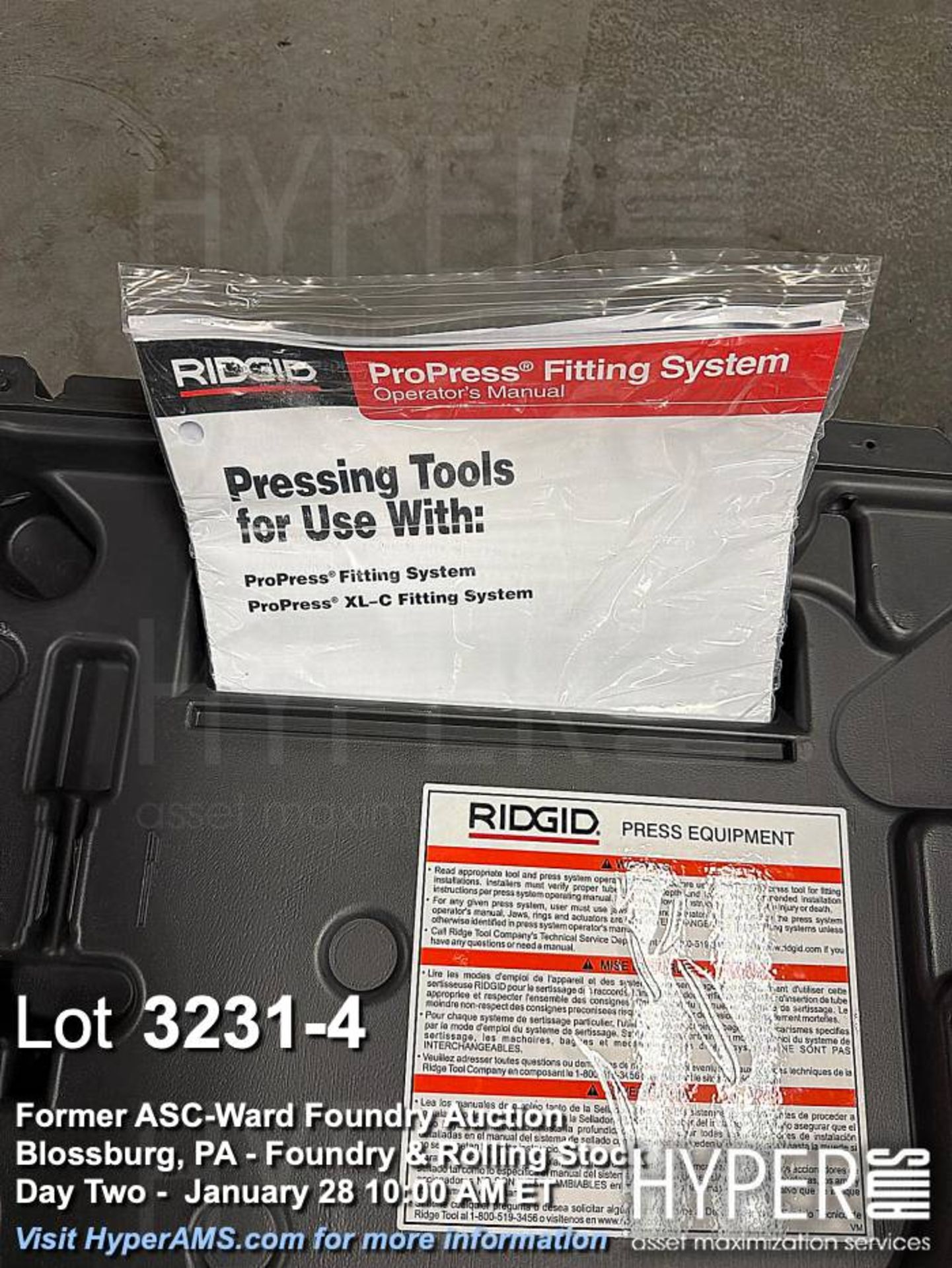 RIDGID ProPress Pipe Pressing Tool, Compatible Pipe Sizes: 1/2 inch to ...