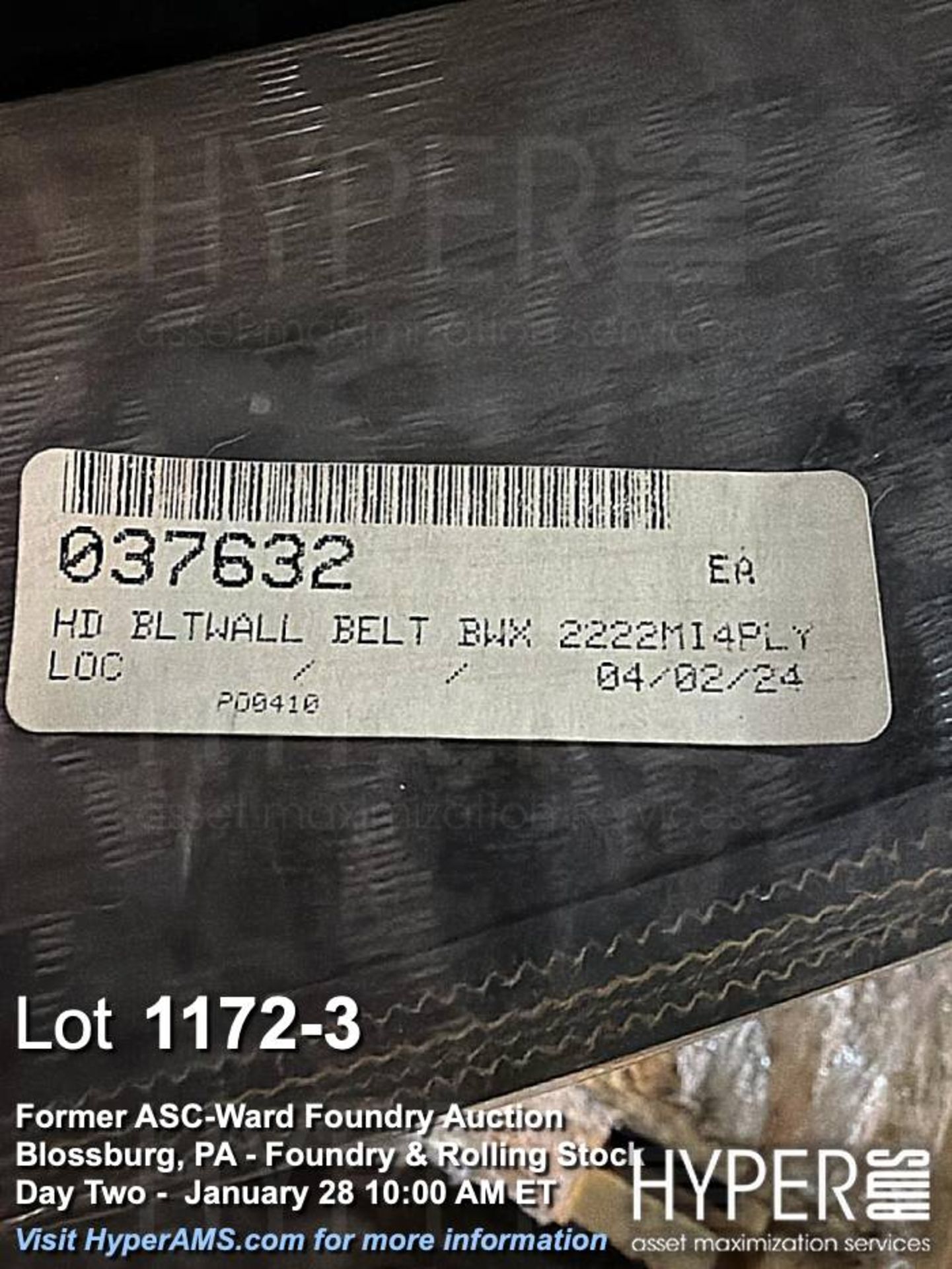 Heavy Duty Beltwall Conveyor Belt BWX 2222M14PLY, 14-Ply, ideal for ...