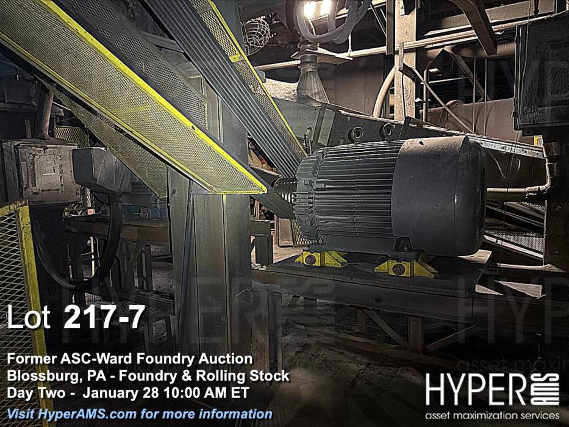 Beardsley and Piper model 100B twin sand muller with 2- 84700 gearboxes ...