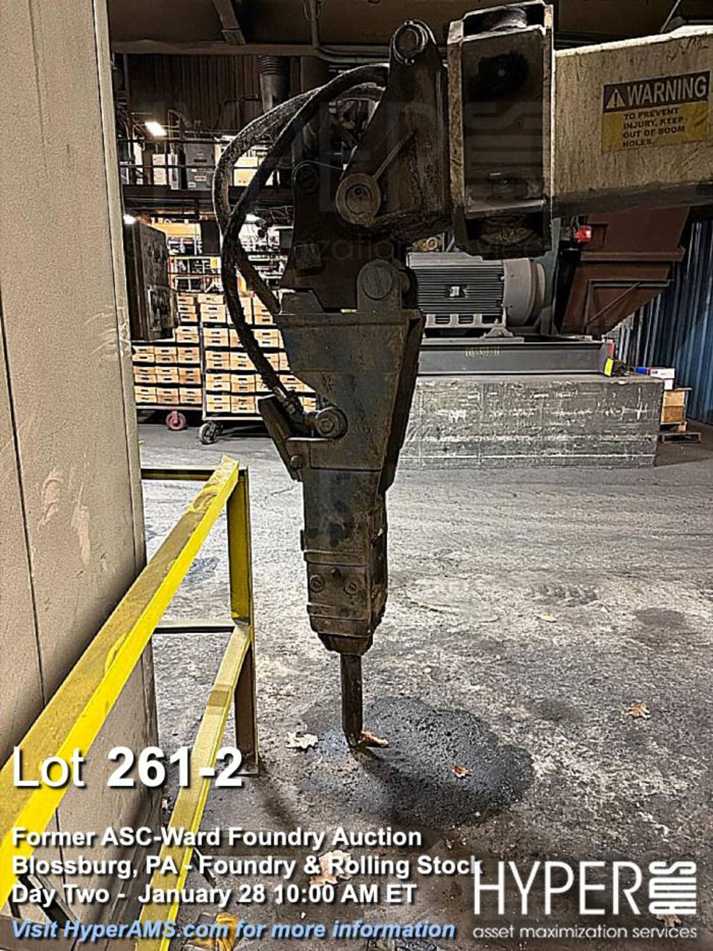 KT-Grant KT-30LS track mounted, remote operated impact hammer, double ...