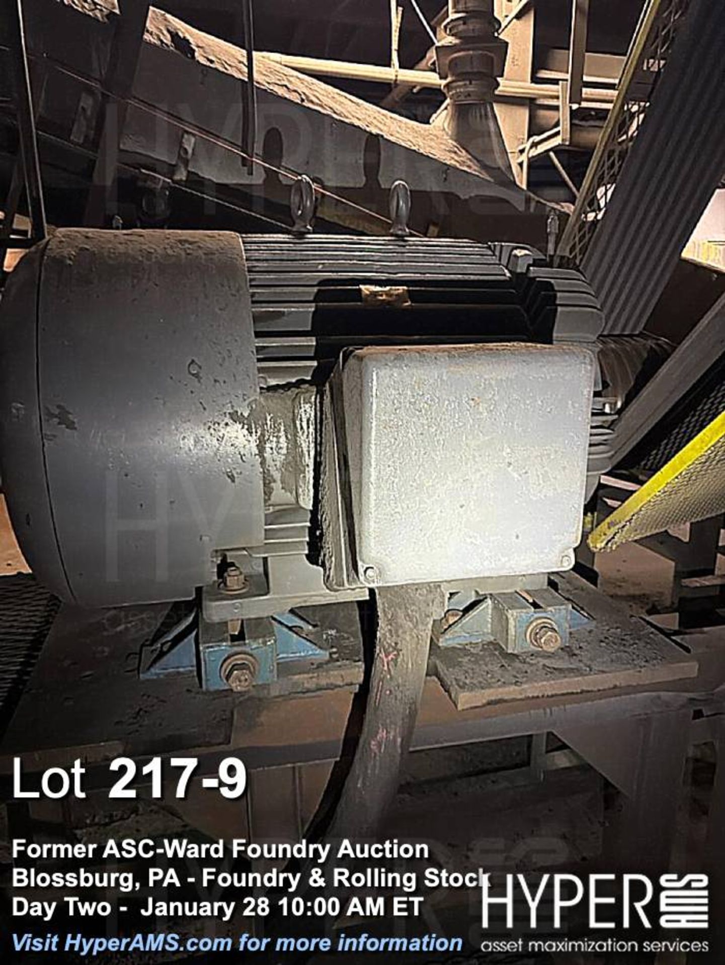 Beardsley and Piper model 100B twin sand muller with 2- 84700 gearboxes ...