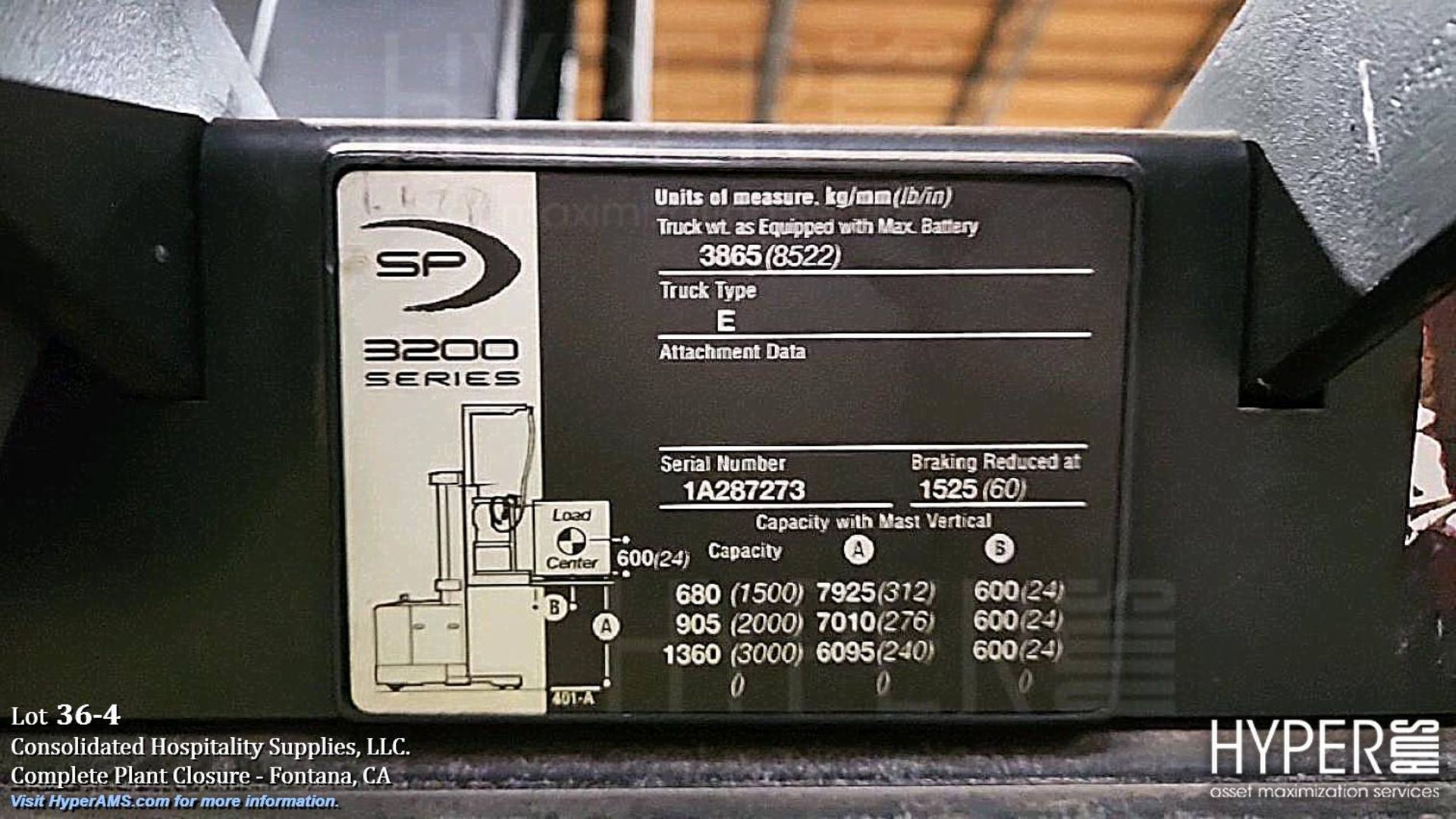 Crown SP 3200 Series Electric Order Picker Forklift, 3,000 lbs capacity ...