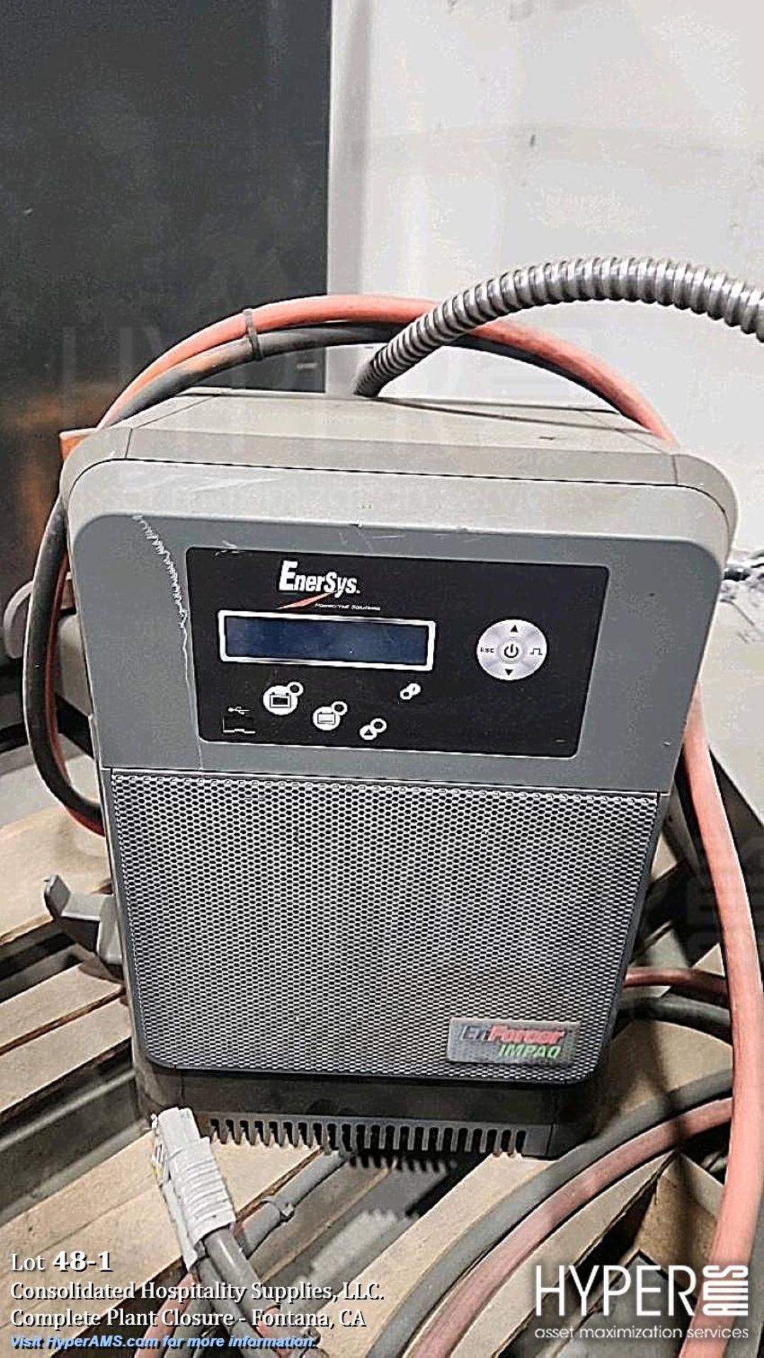 EnerSys E11-HL-2Y Industrial Battery Charger, Serial Number: 05I01939.