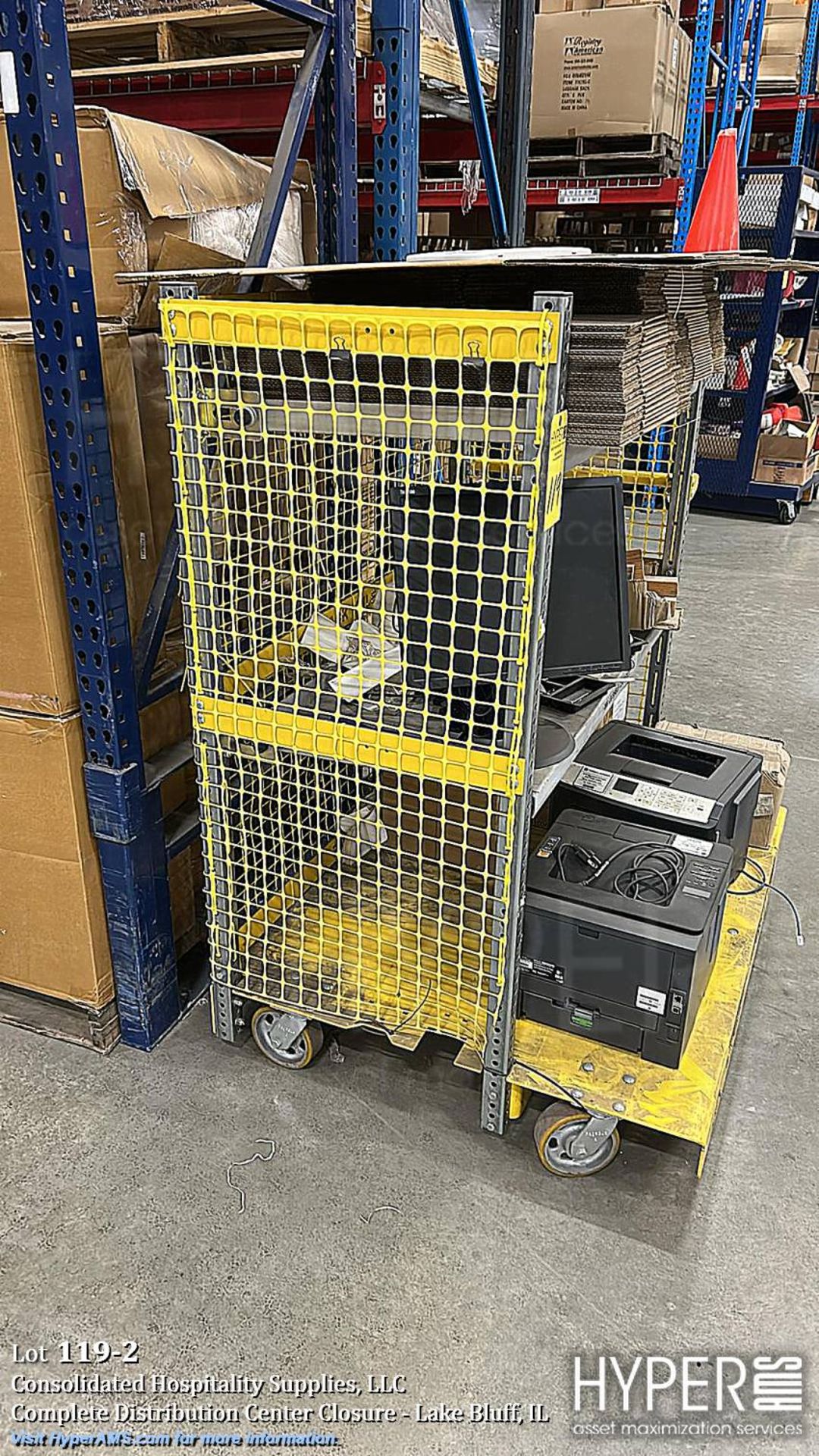 Pack Mule Industrial Utility Cart, 200 lb. shelf capacity, metal with ...