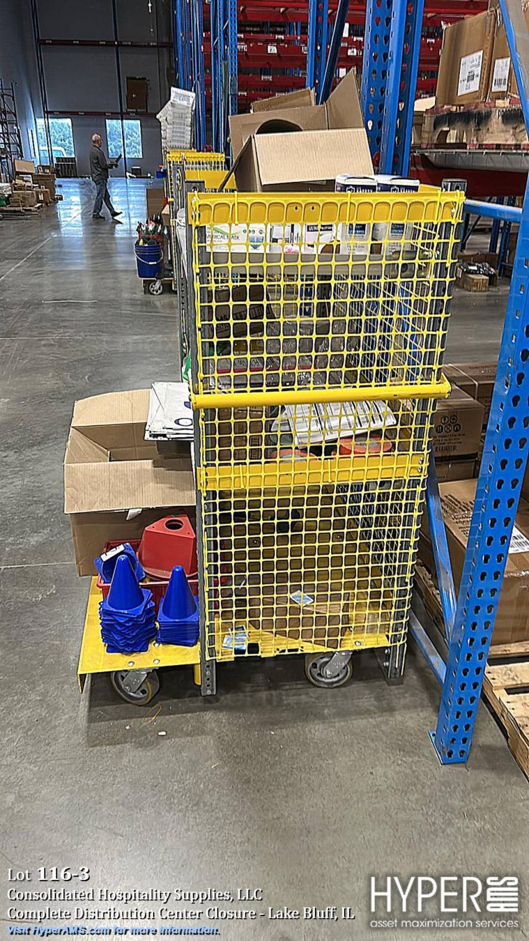 Pack Mule Industrial Utility Cart, 200 lb. shelf capacity, metal with ...