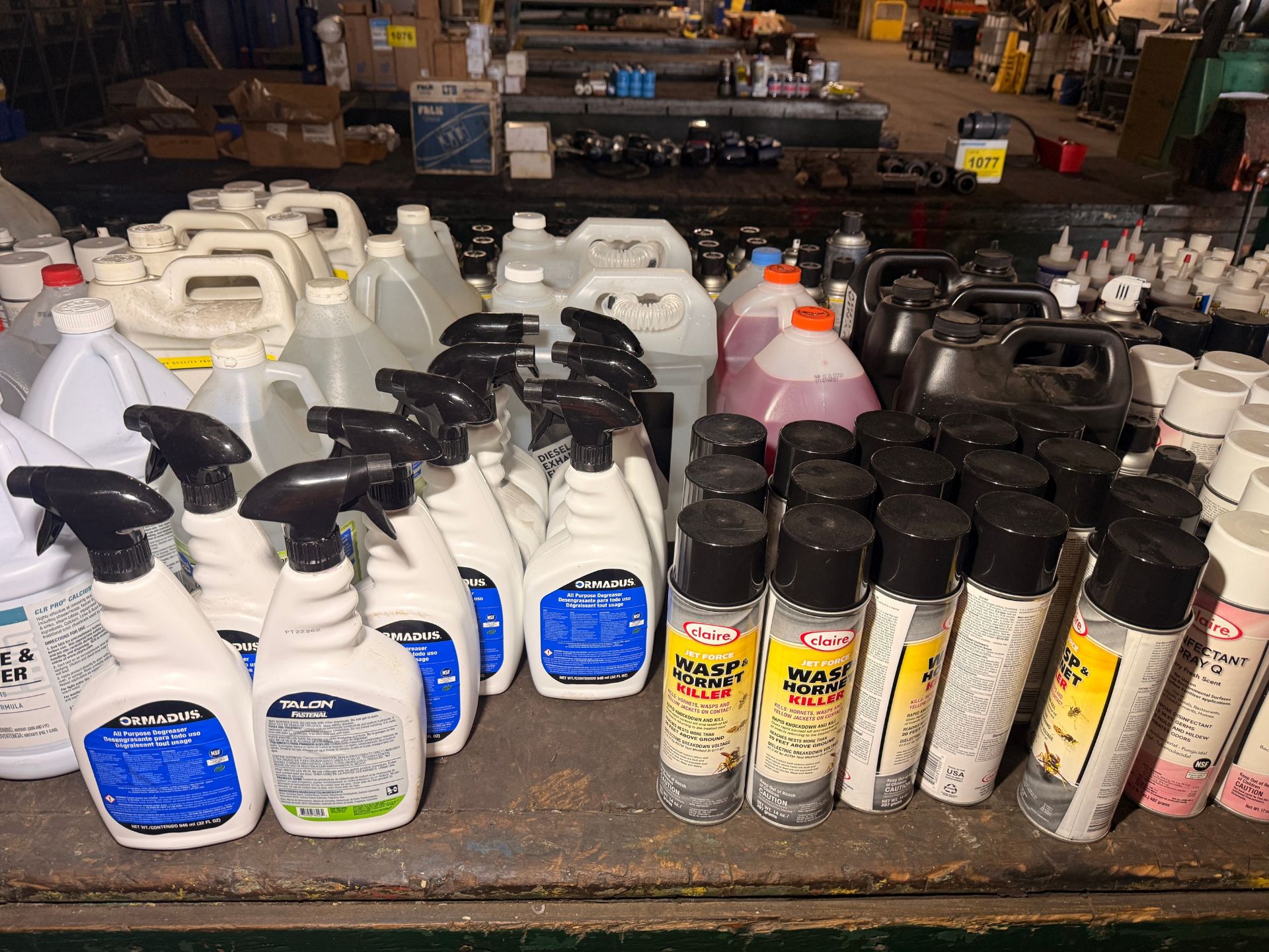 (1) Lot of Cleaning Supplies (Loc. Maintenance shop)