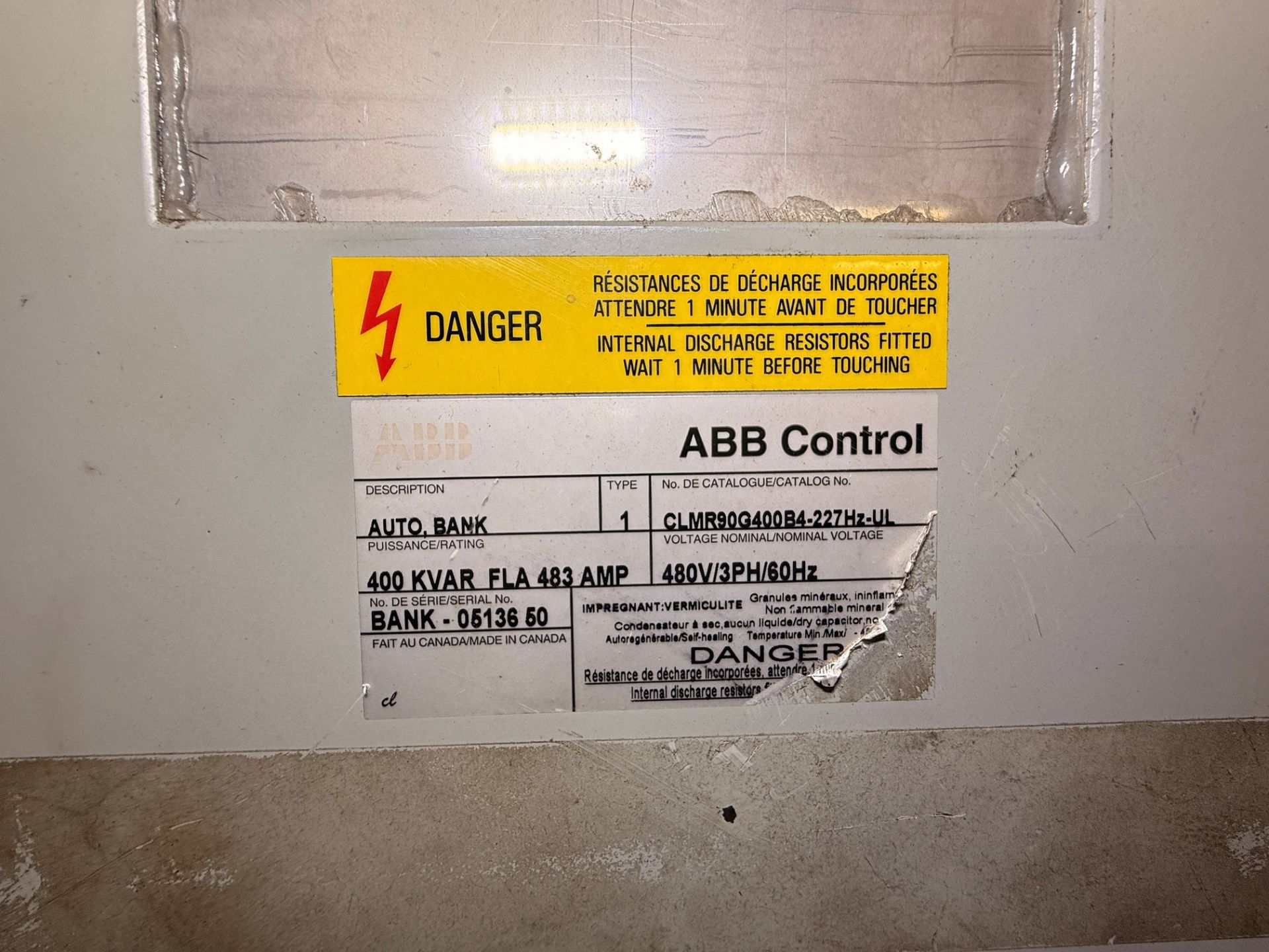 ABB 2-Door Control Panel Storage Cabinet Equipped w/ Battery Chargers ...
