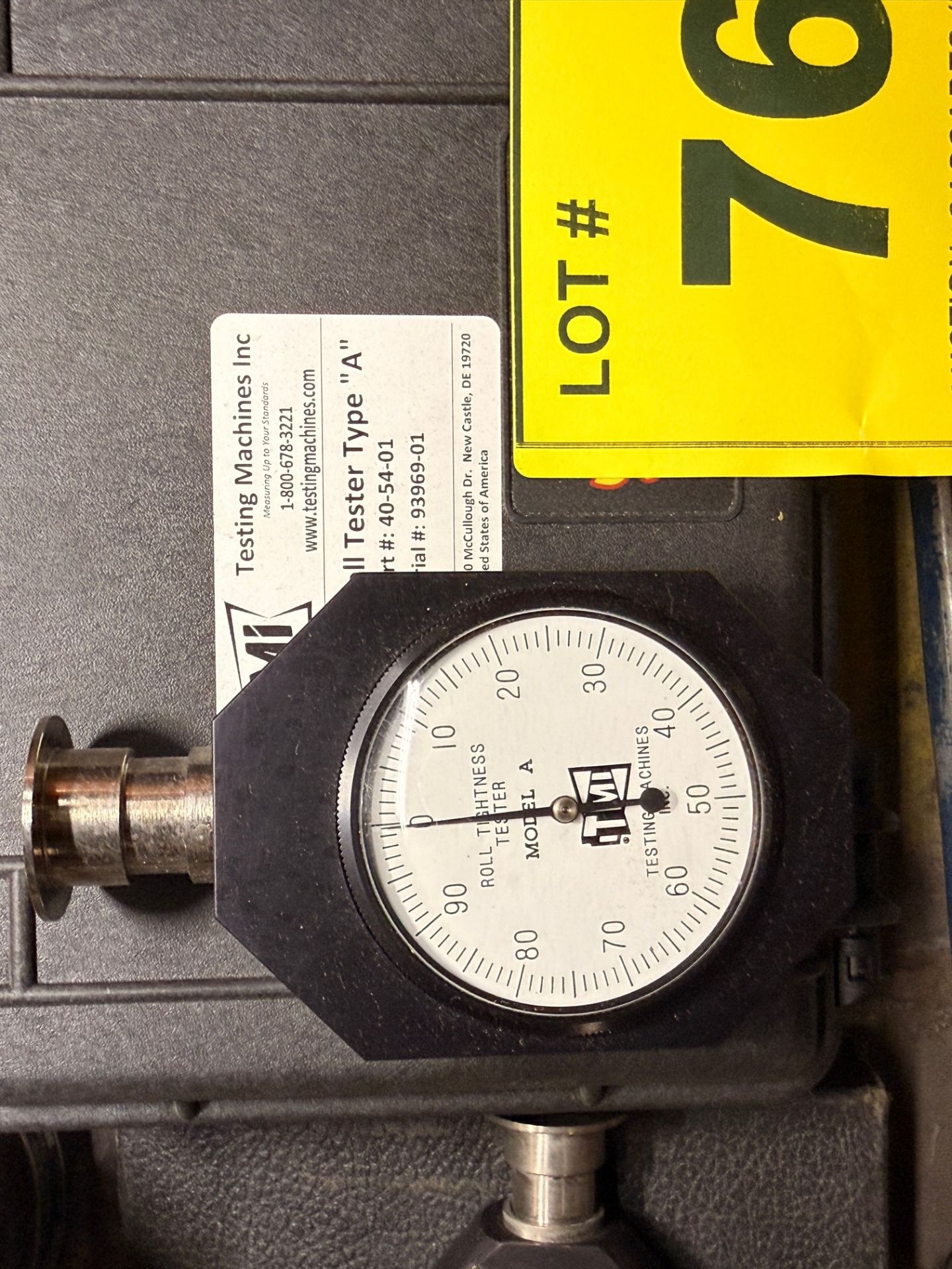 (1) Lot of (3) Assorted Roll Tightness Testers & (1) AMES Portable ...