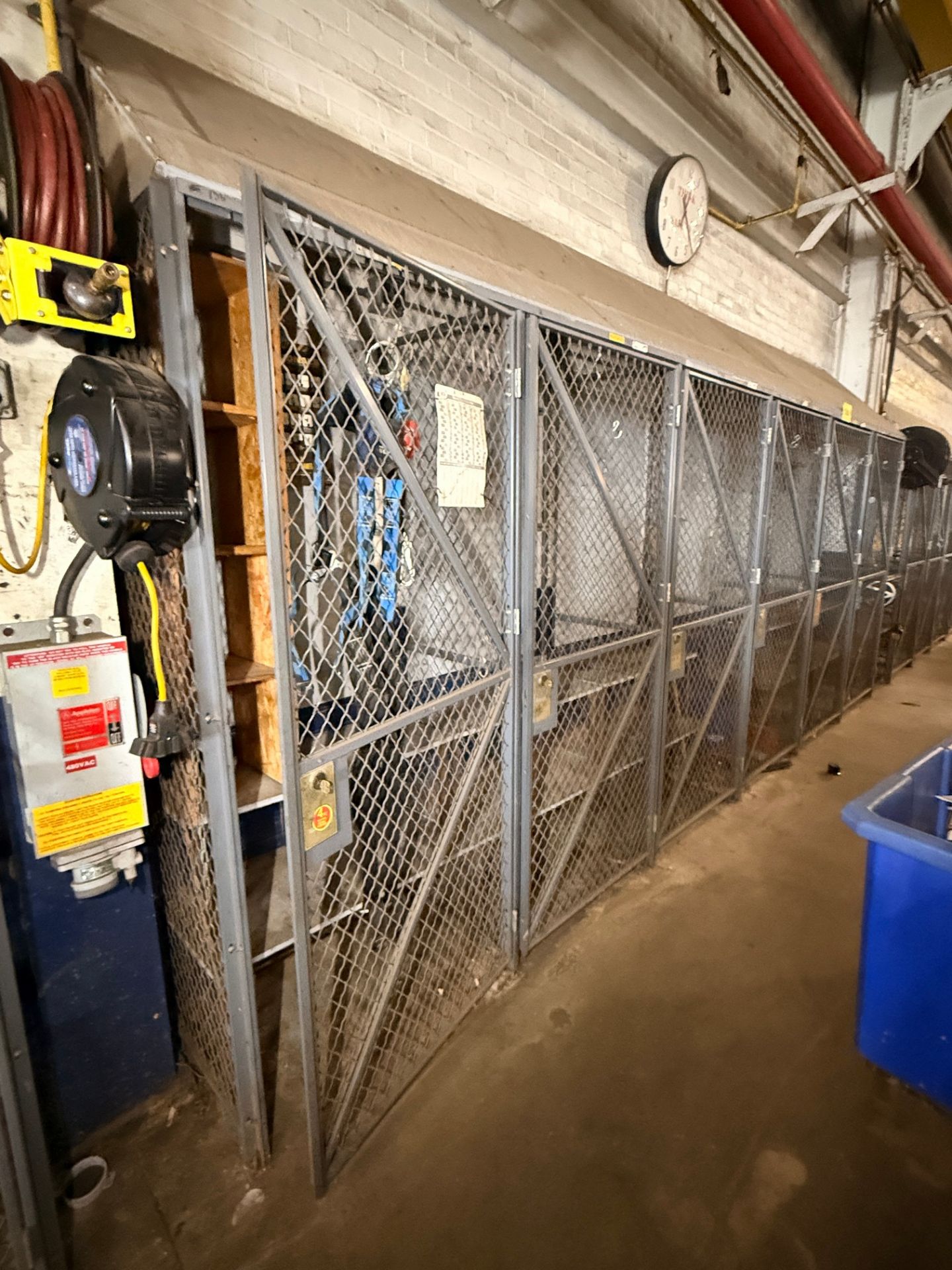 (1) Lot of (6) Folding Guard Mesh Wire Cages (Loc. Bldg 38 Maintenance ...