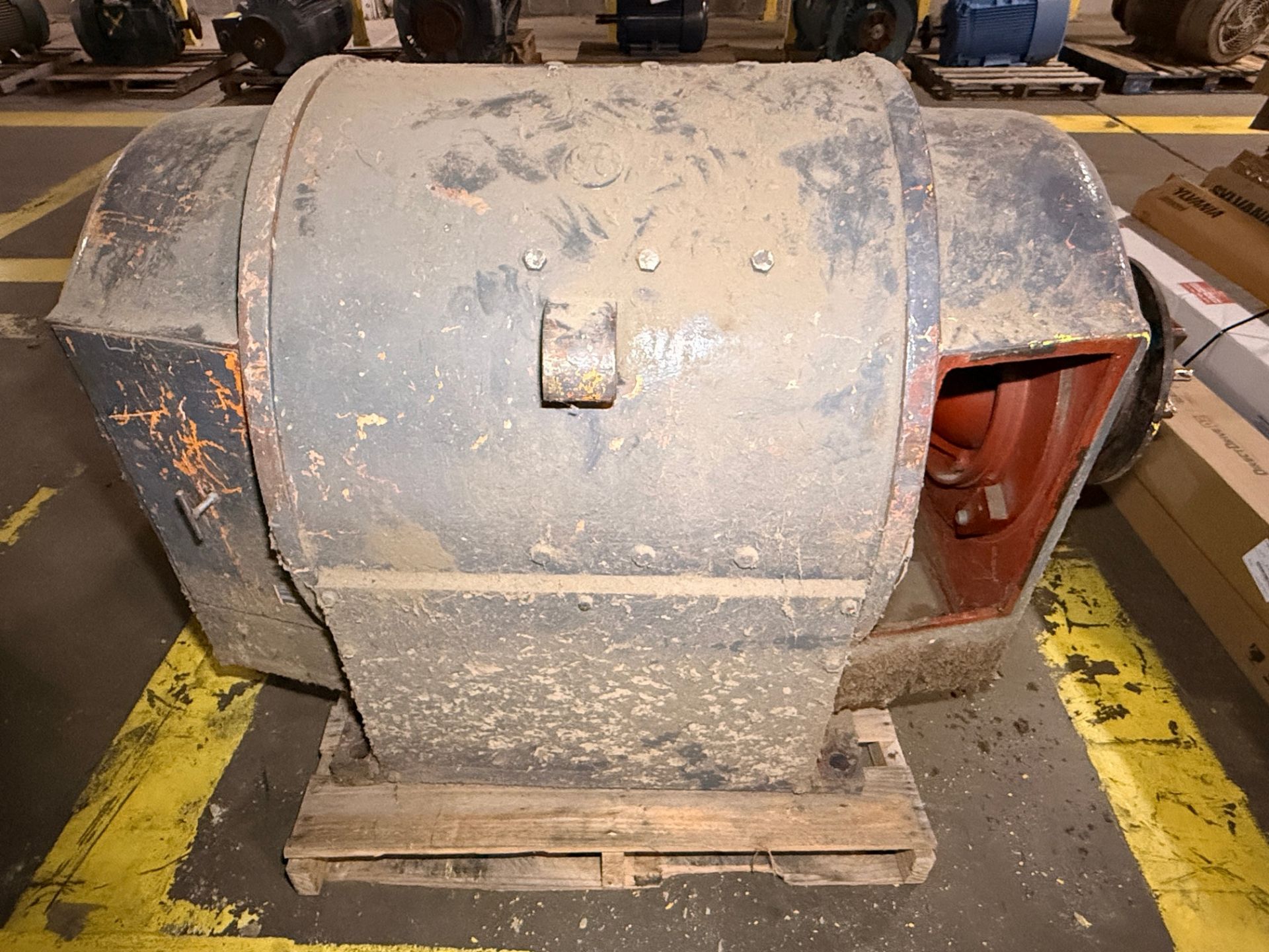 GENERAL ELECTRIC 41G54 Winder Motor, Type CD, 200 Hp, 690 (RPM) 705 ...