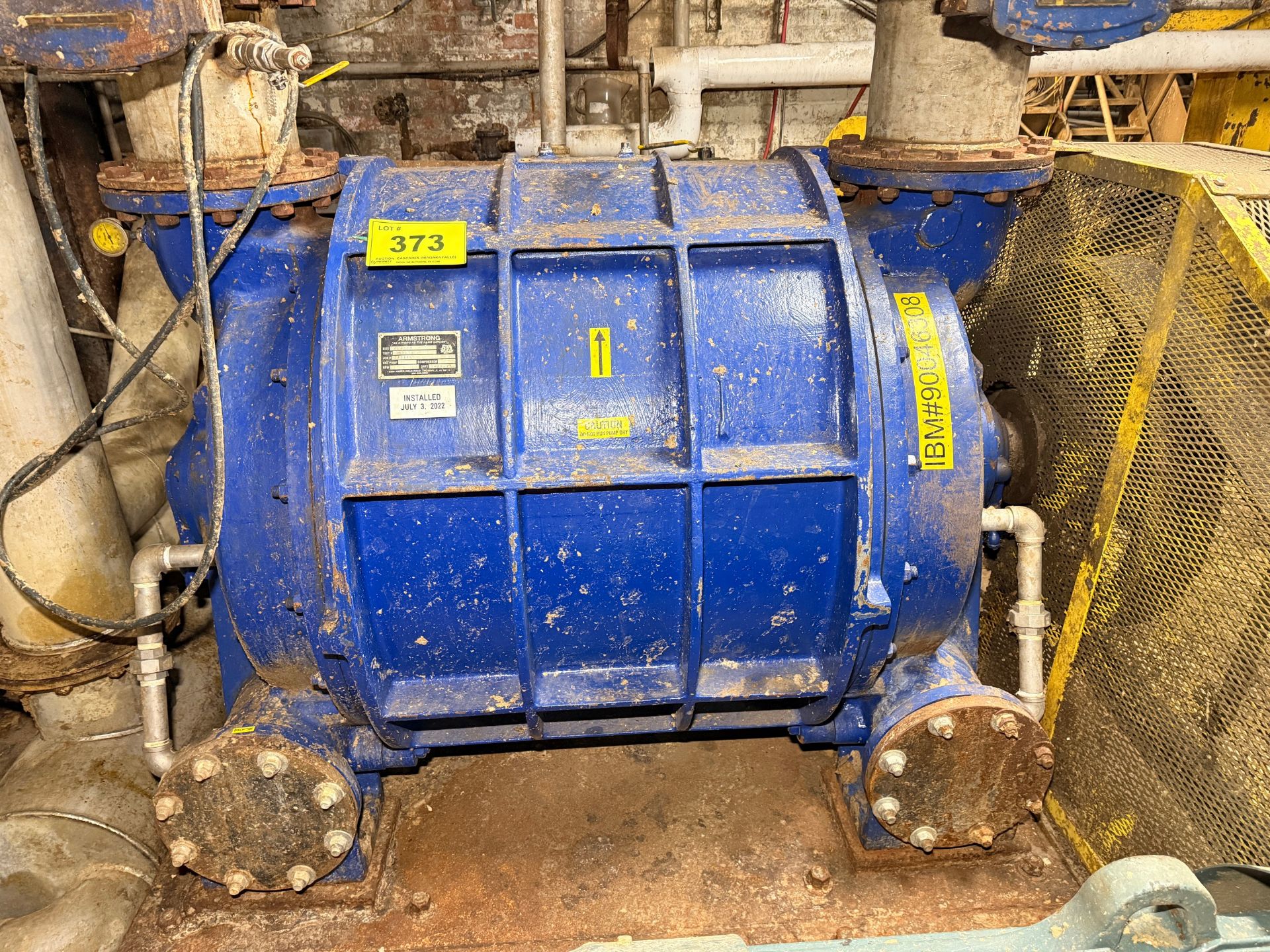 Baldor Reliance Motor 200 Hp, 1190 (RPM) 442T Frame, (Loc. Building 6 ...