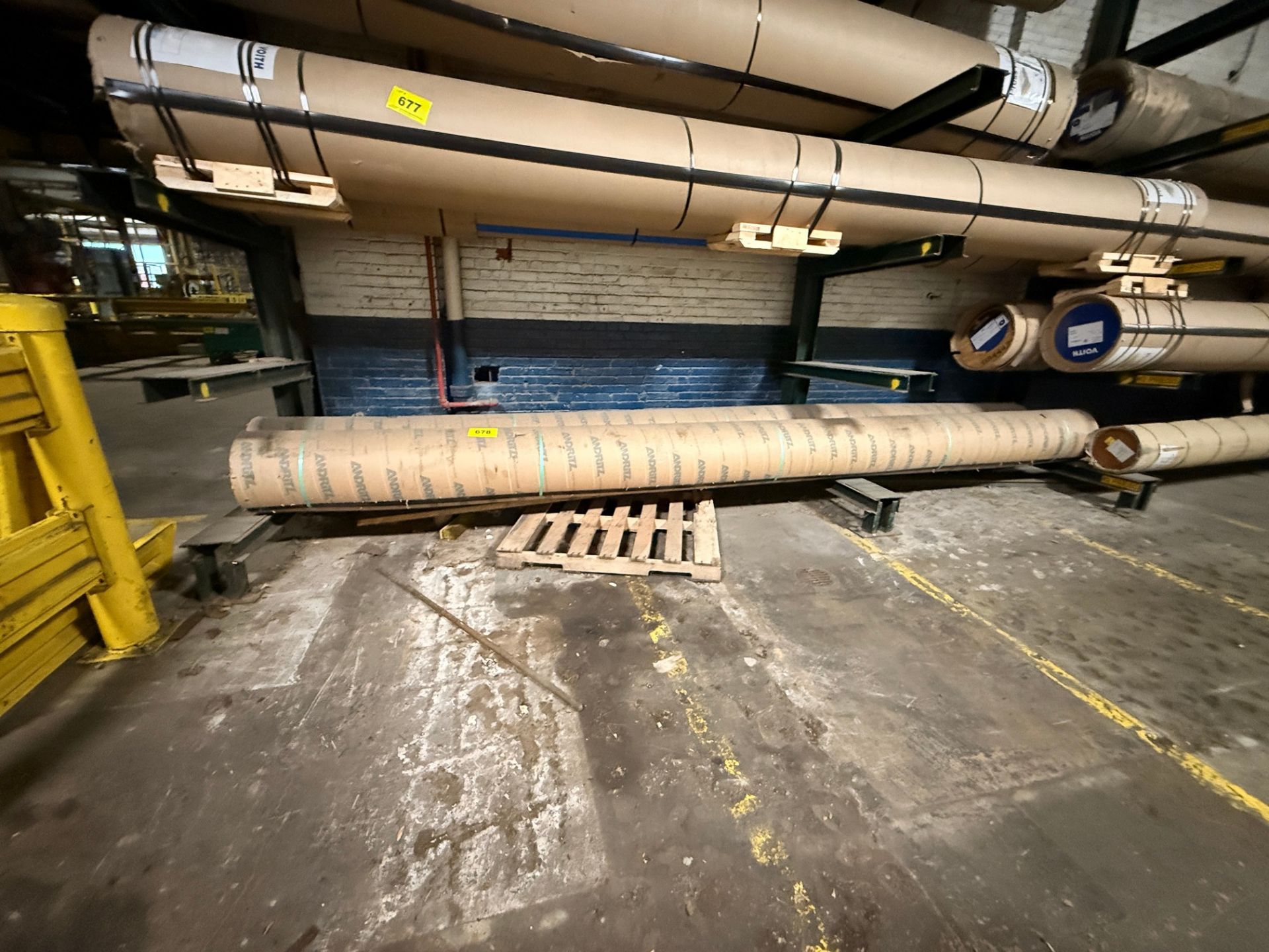 (1) Lot of (2) Andritz Dryer Felts (1) #248130 202' L x 197'' Width ...