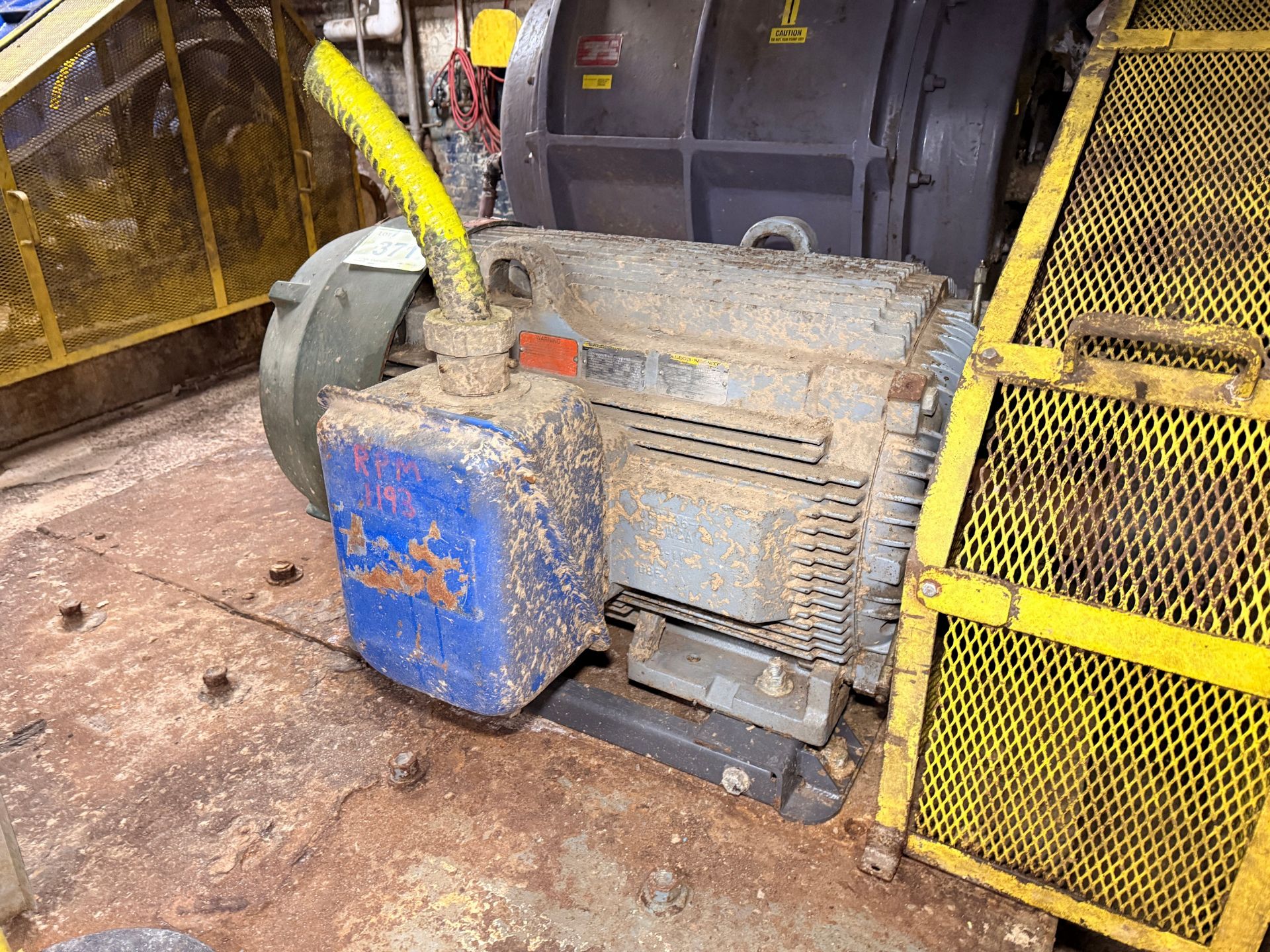 (2002) BALDOR-RELIANCER 200 Hp, Motor, 449T Frame, 460 V, 1190 (RPM) 60 ...