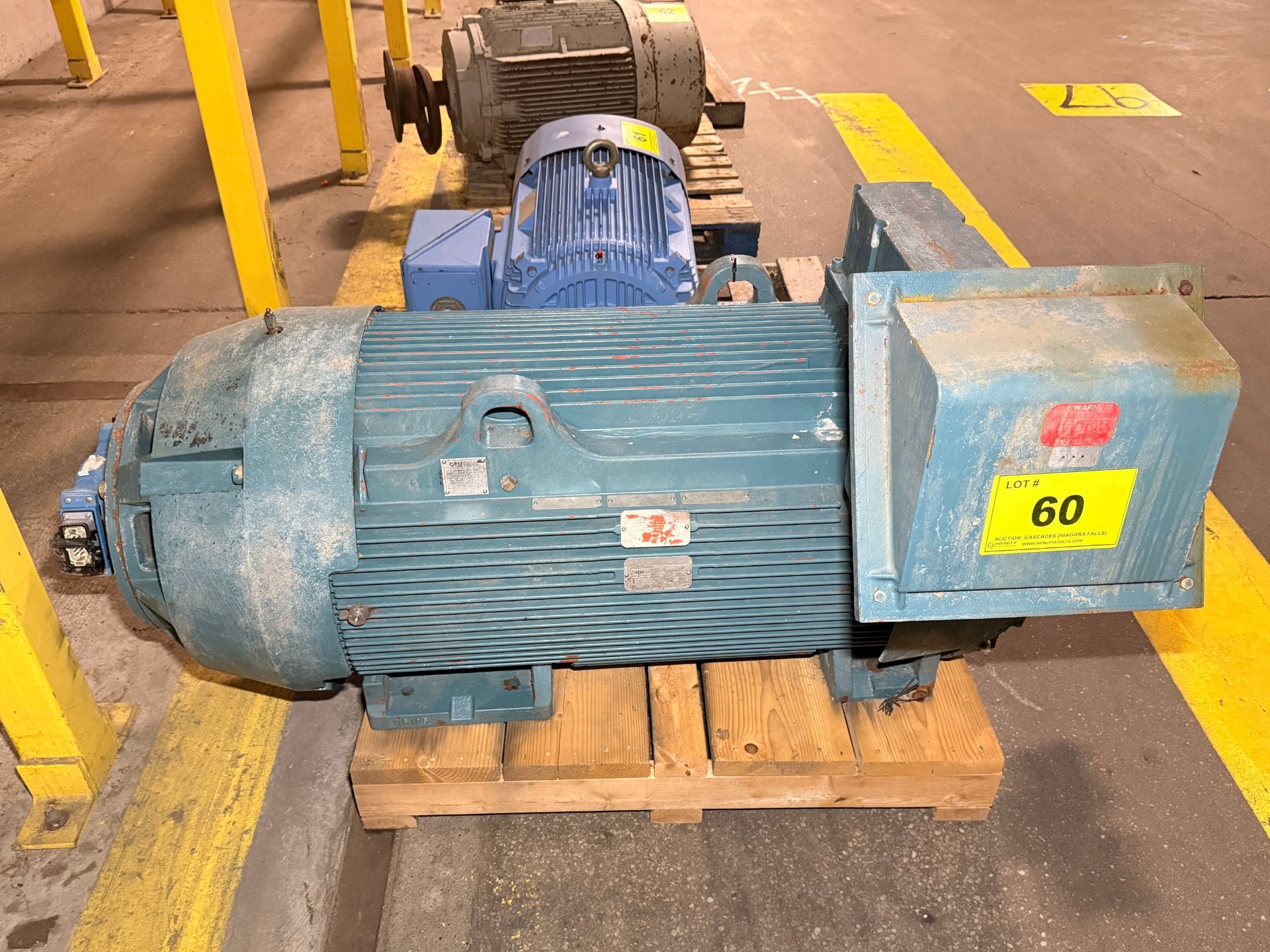 Motor Spec No. A44-5673-2483, 250 Hp, 1191 (RPM), 460 V, 2700 Max safe ...