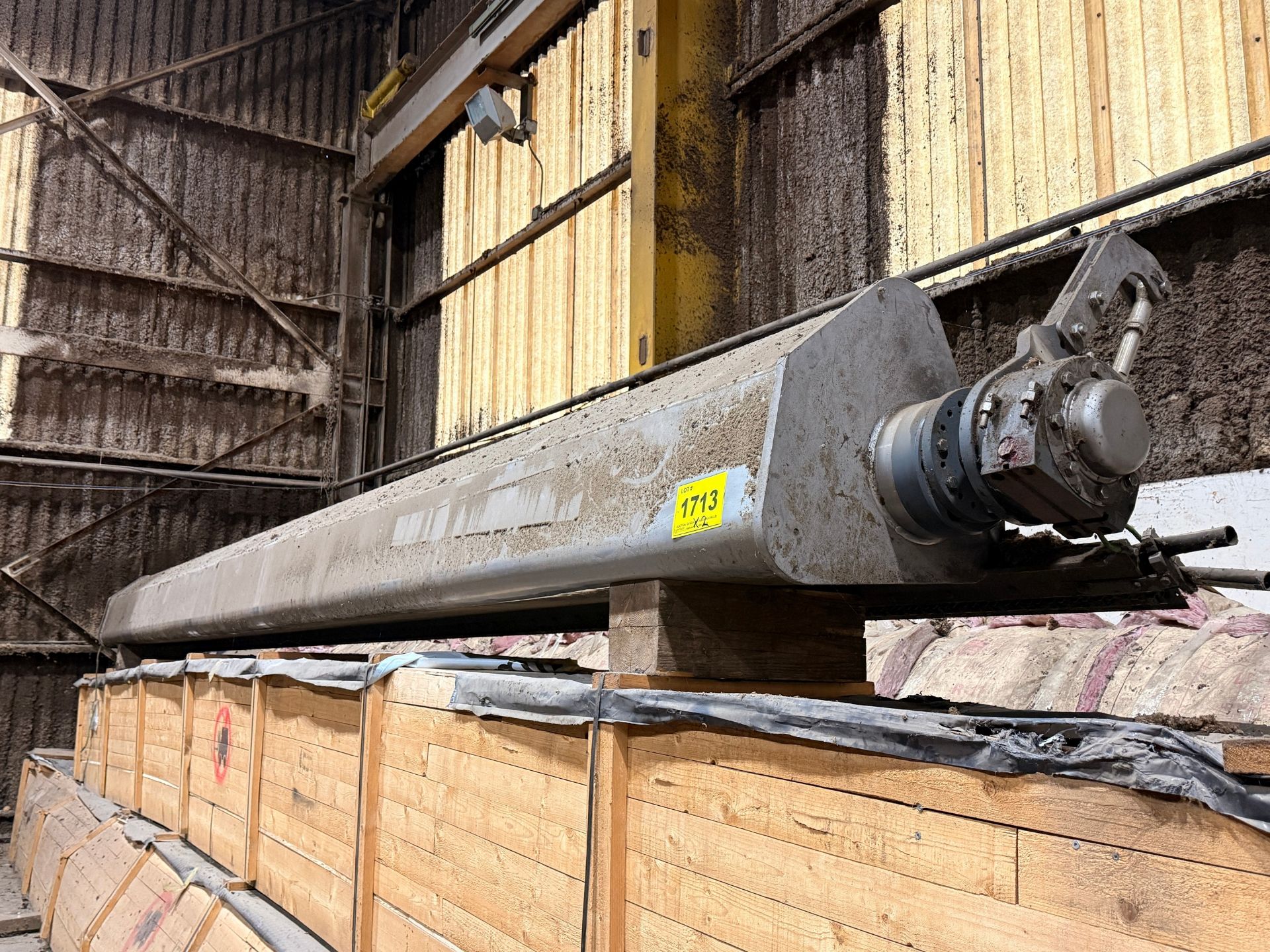 (1) Steel spreader roll (Loc. Sentry Building)