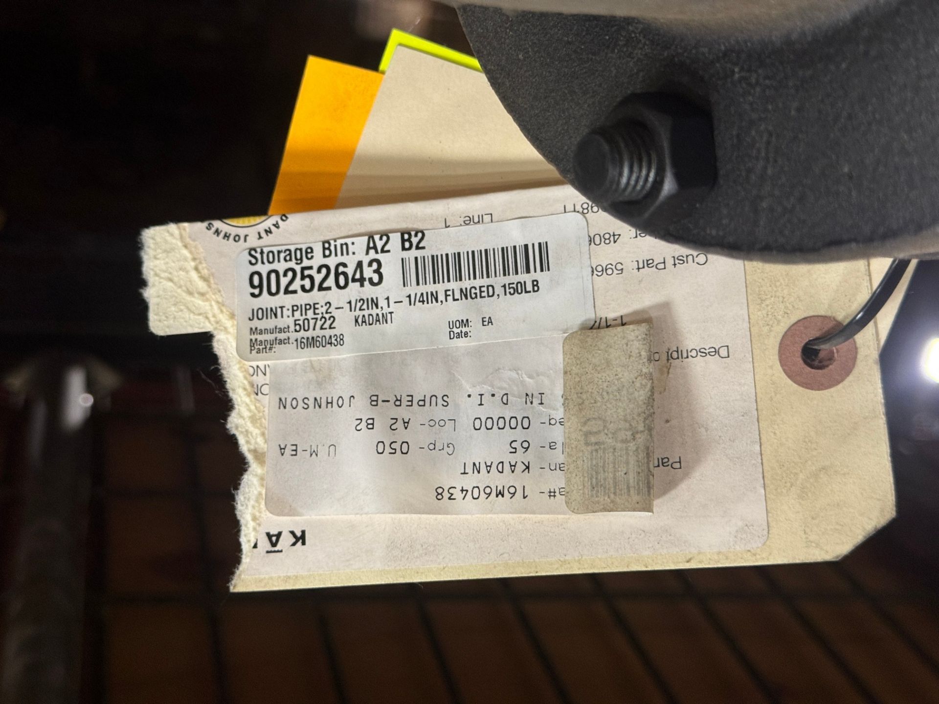 KADANT Super-B Johnson Joint: PIPE;2 1/2", 1 1/4", FLNGED, 150Lb, IBM ...