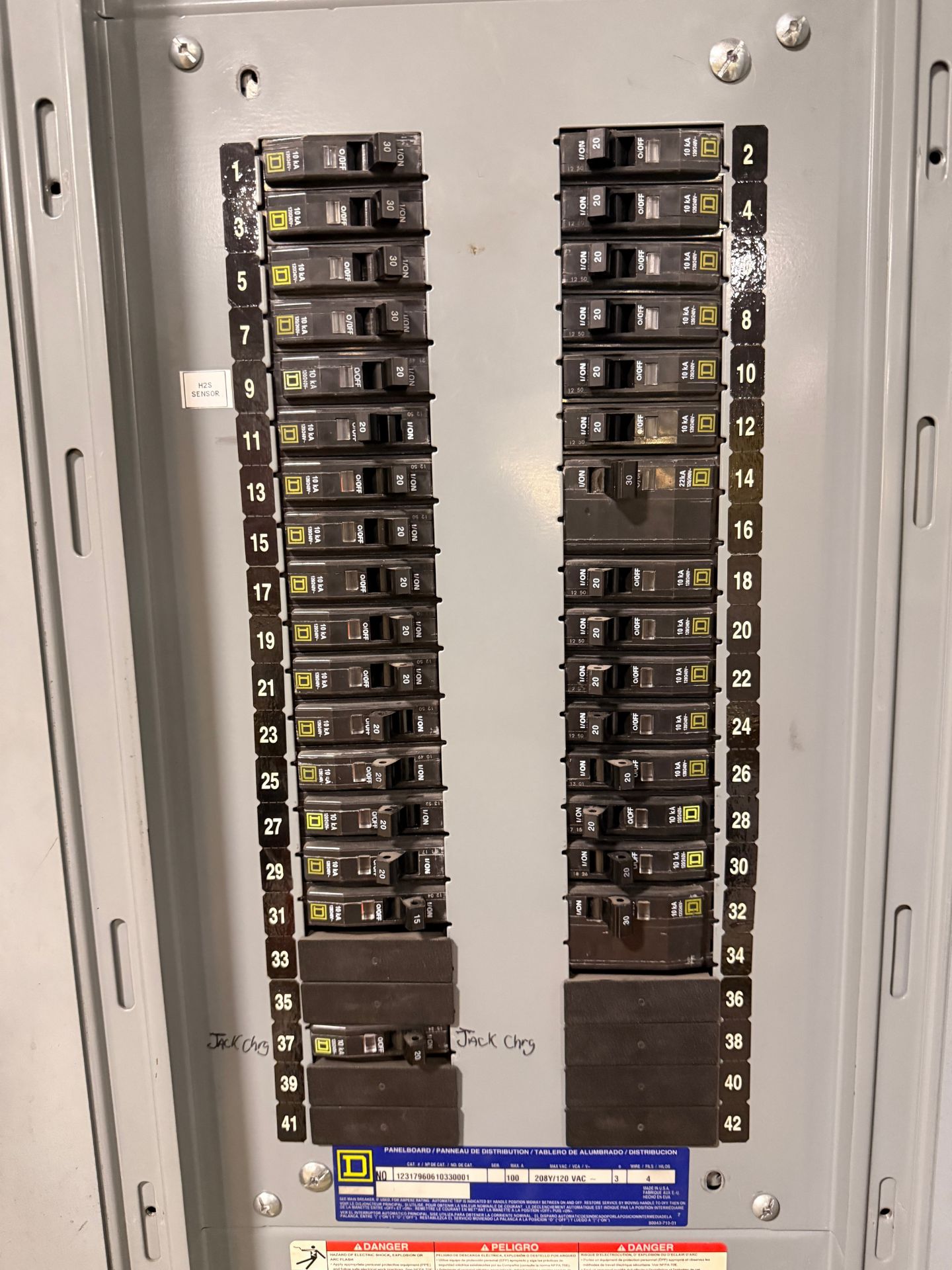 Square D transformer (480v 125a type 3) and lighting breaker panel ...