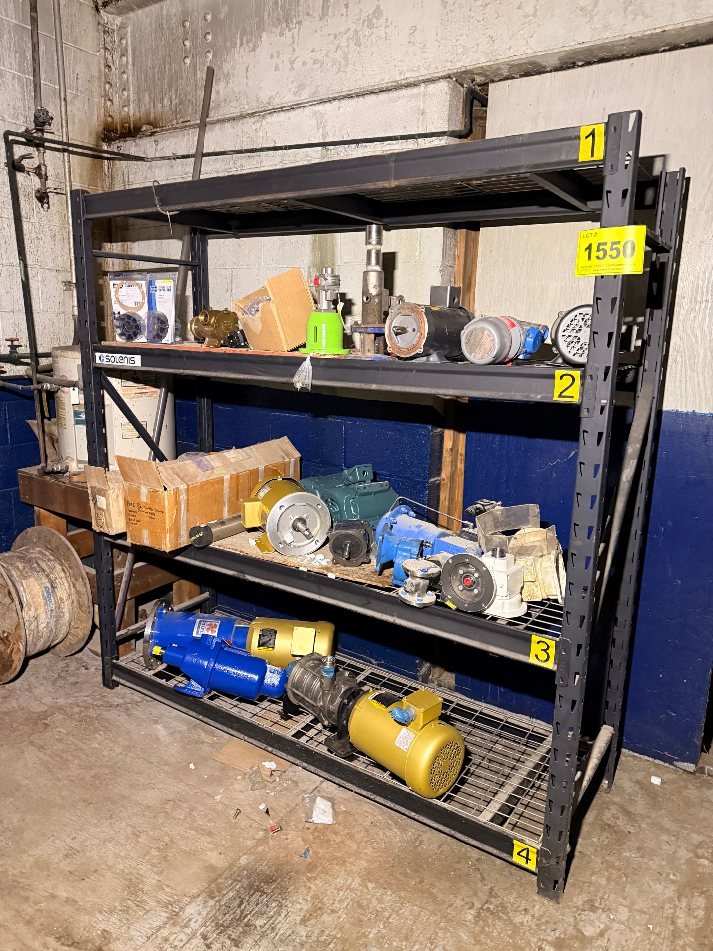 Chem supplier room racks including approx (7) chemical dosing pumps and ...