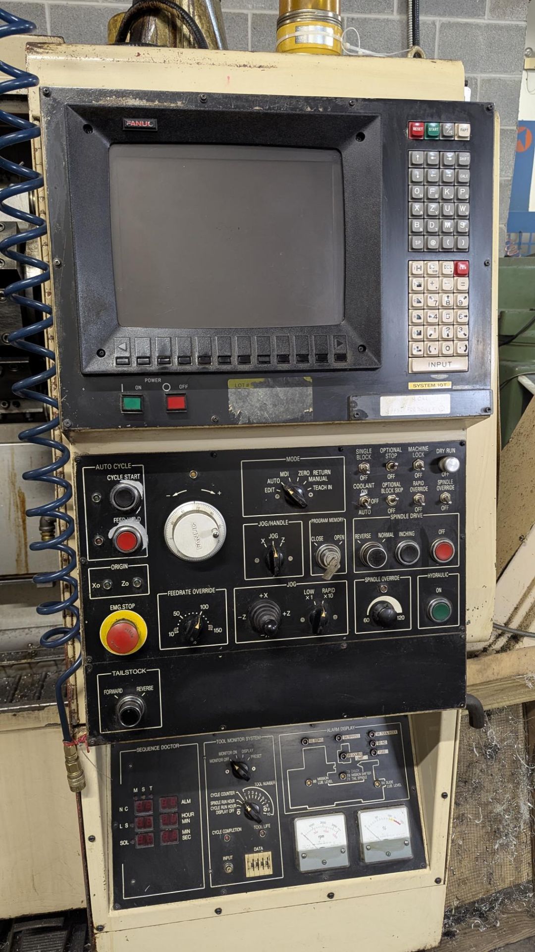 OKUMA & HOWA CNC TURNING CENTER, MACHINE TYPE ACT3, MACHINE NO. 09257 ...