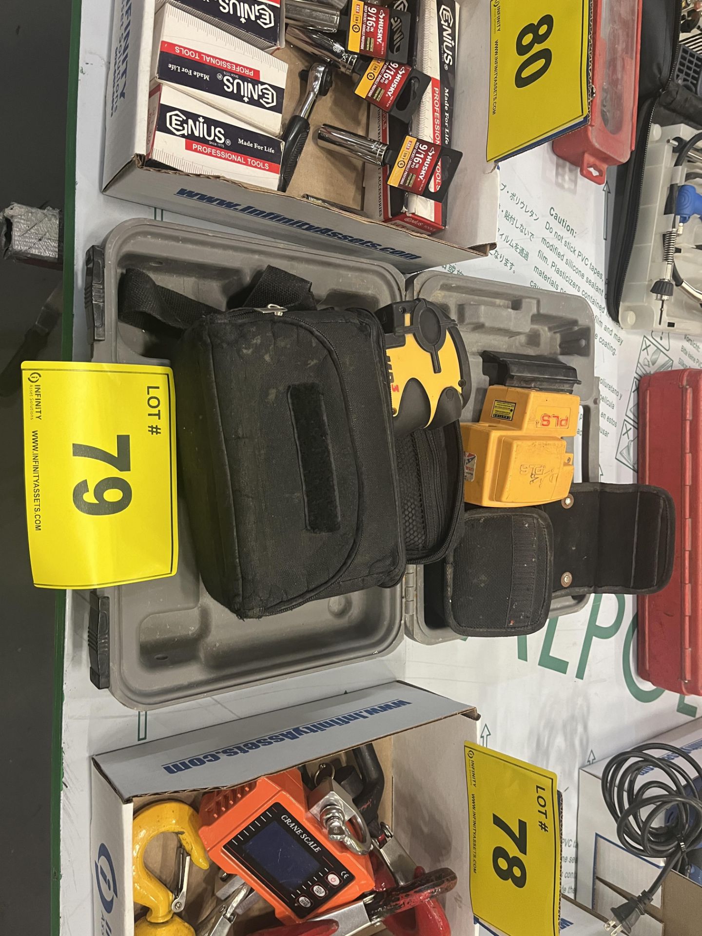 PLS4 AND MP3 LASER MARK LEVELS W/ CASES